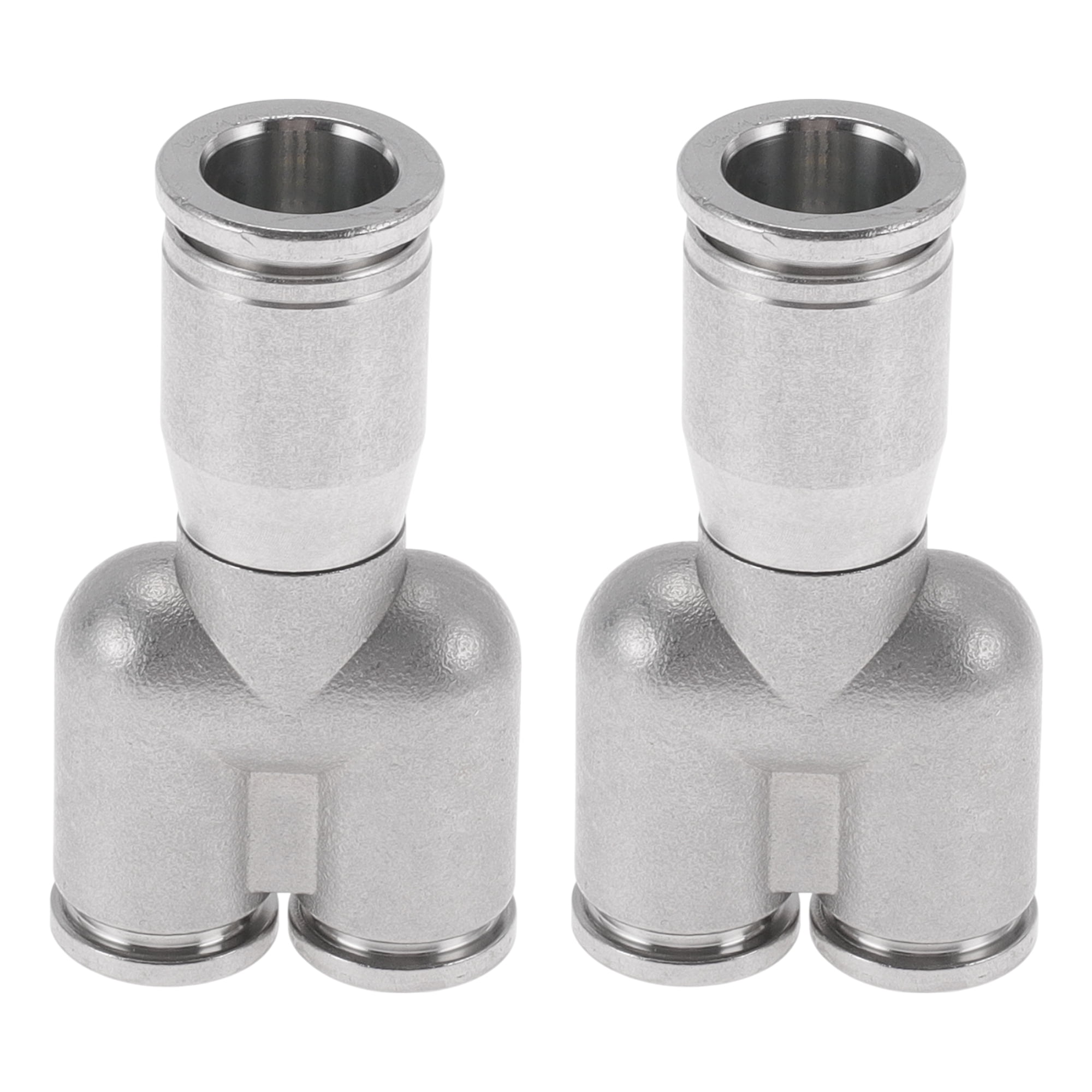 Unique Bargains Push to Connect Air Fittings 1/2"x3/8"x3/8" Y Type ...