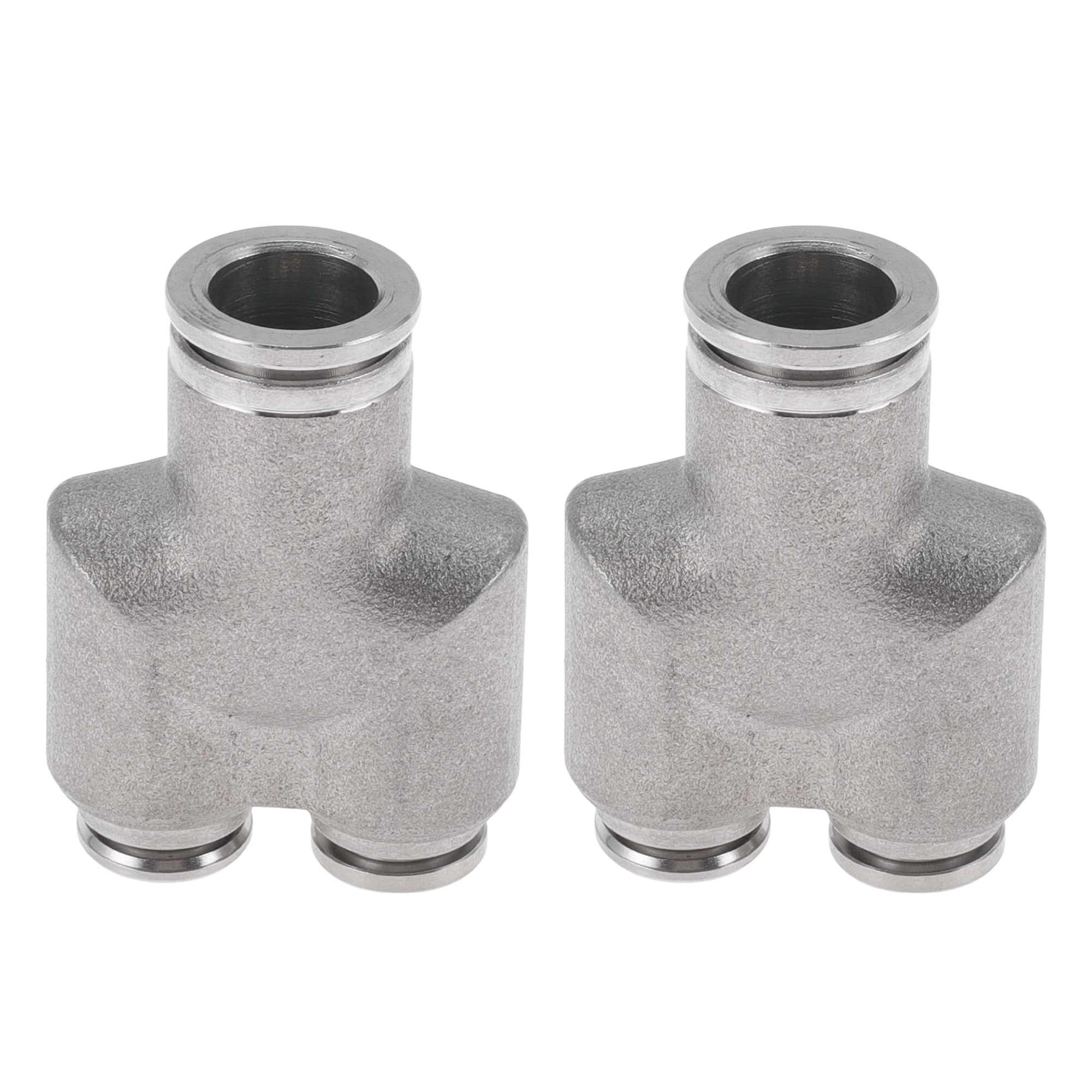 Unique Bargains Push to Connect Air Fittings 1/2"x5/16"x5/16" Y Type ...