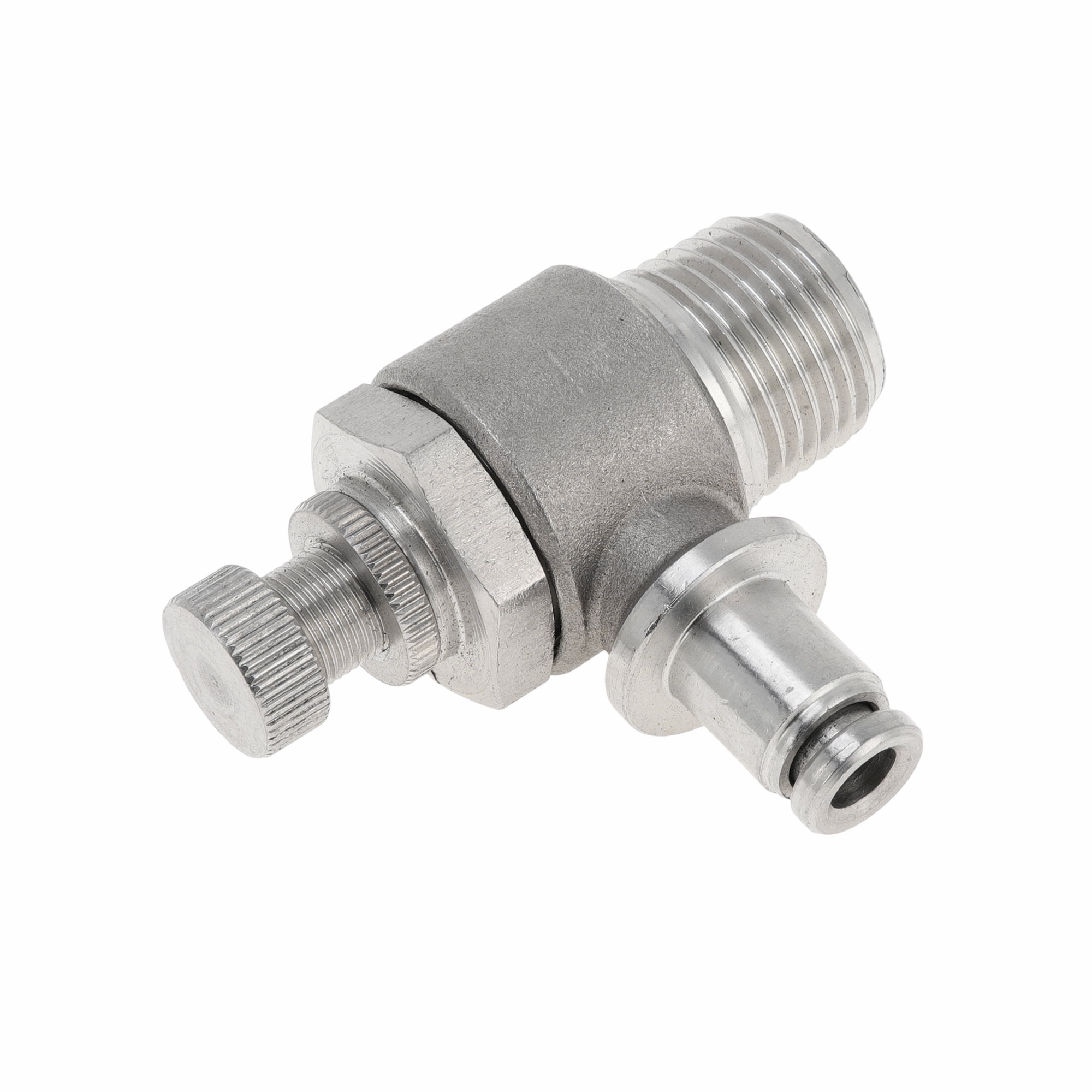 Unique Bargains Push to Connect Air Fittings 1/4" 90 Degree Air Flow ...