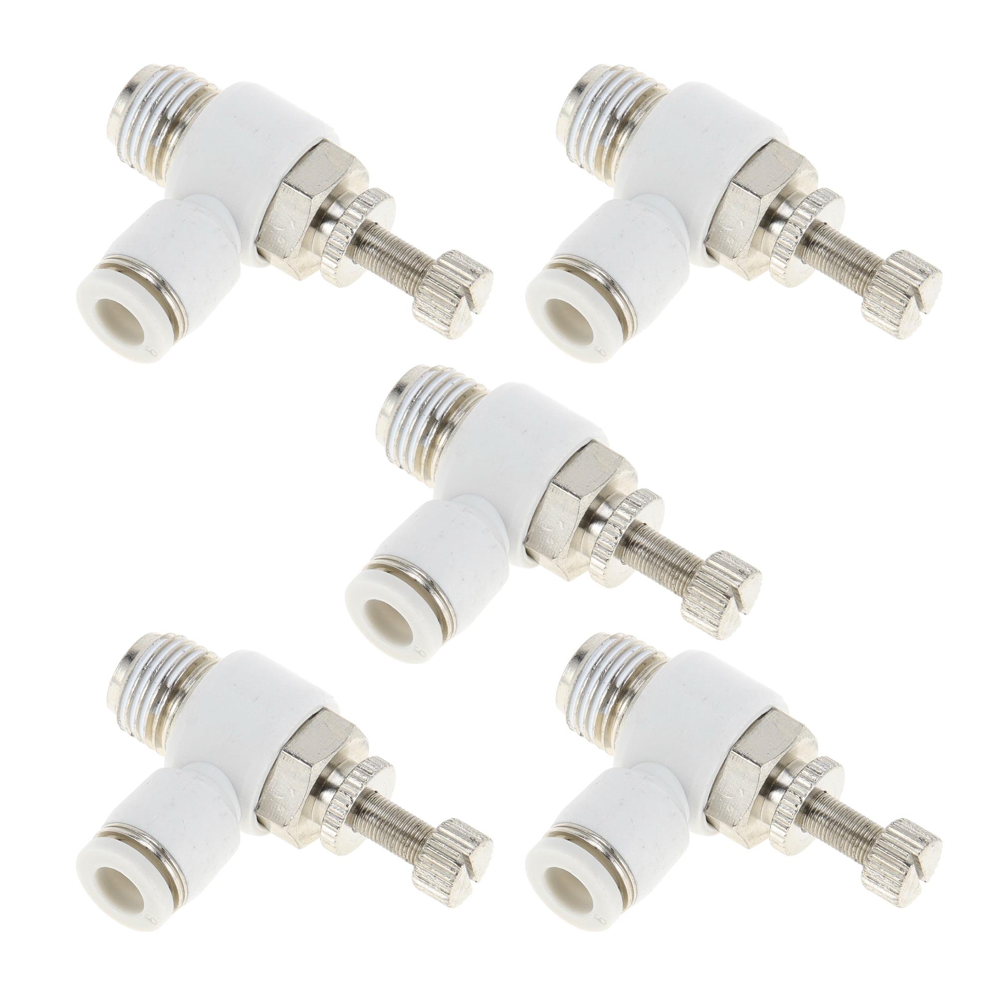 Unique Bargains Push to Connect Air Fittings 1/4" 90 Degree Air Flow ...