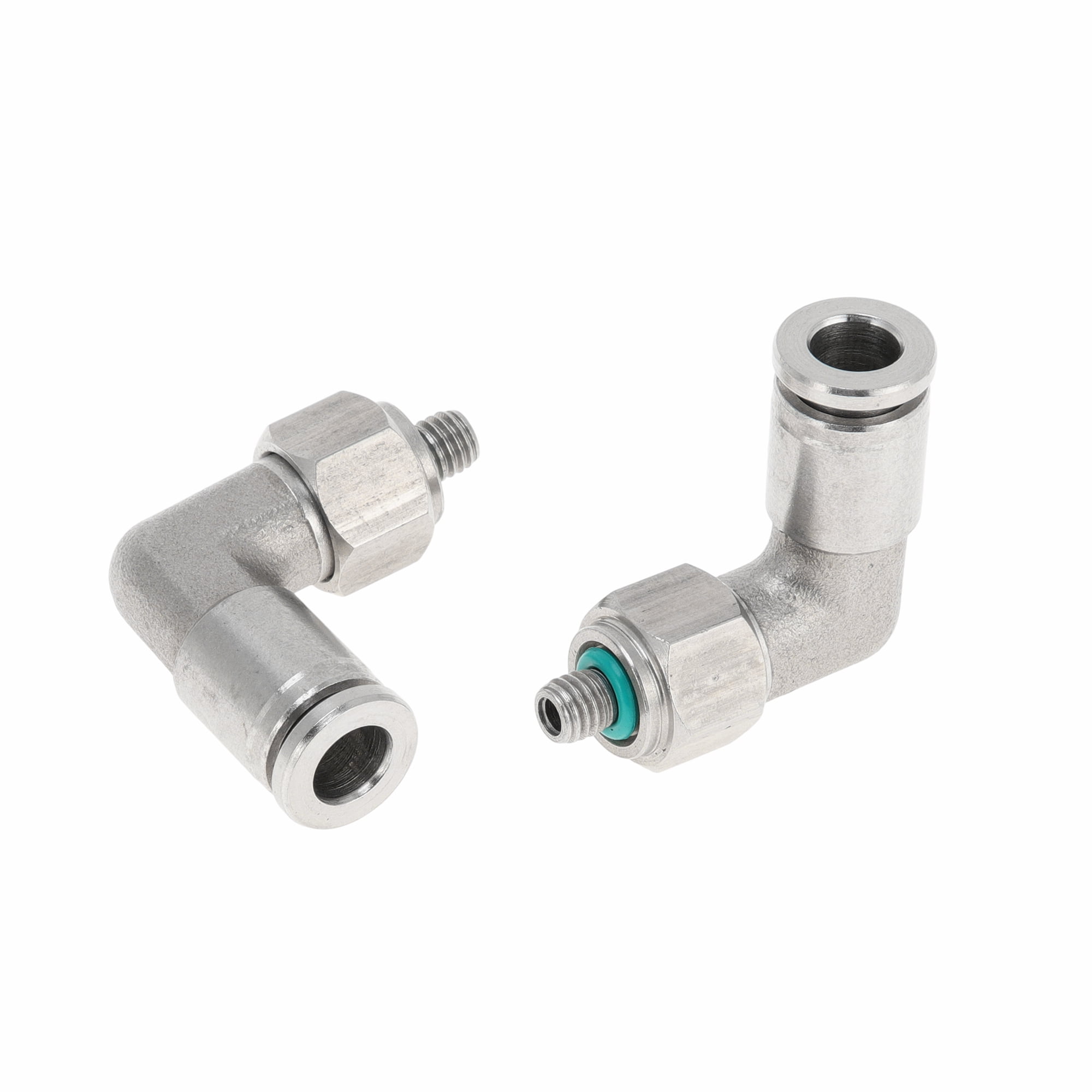 Unique Bargains Push to Connect Air Fittings 1/4" 90 Degree Air Line ...