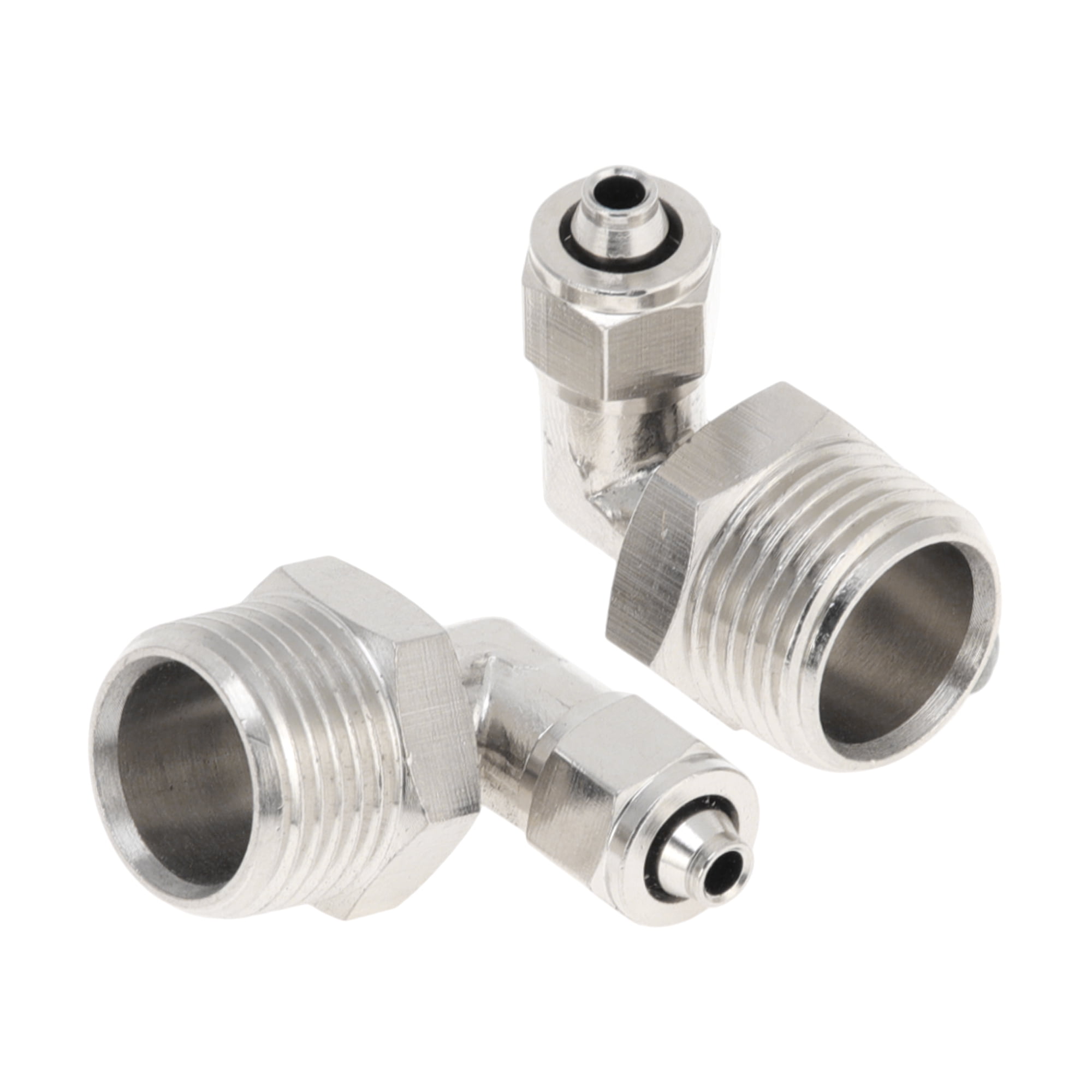 Unique Bargains Push to Connect Air Fittings 1/4" 90 Degree Air Line ...