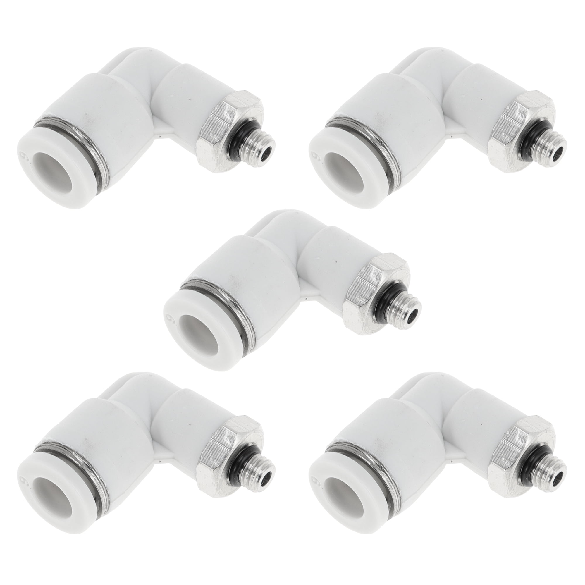 Unique Bargains Push to Connect Air Fittings 1/4" 90 Degree Air Line ...