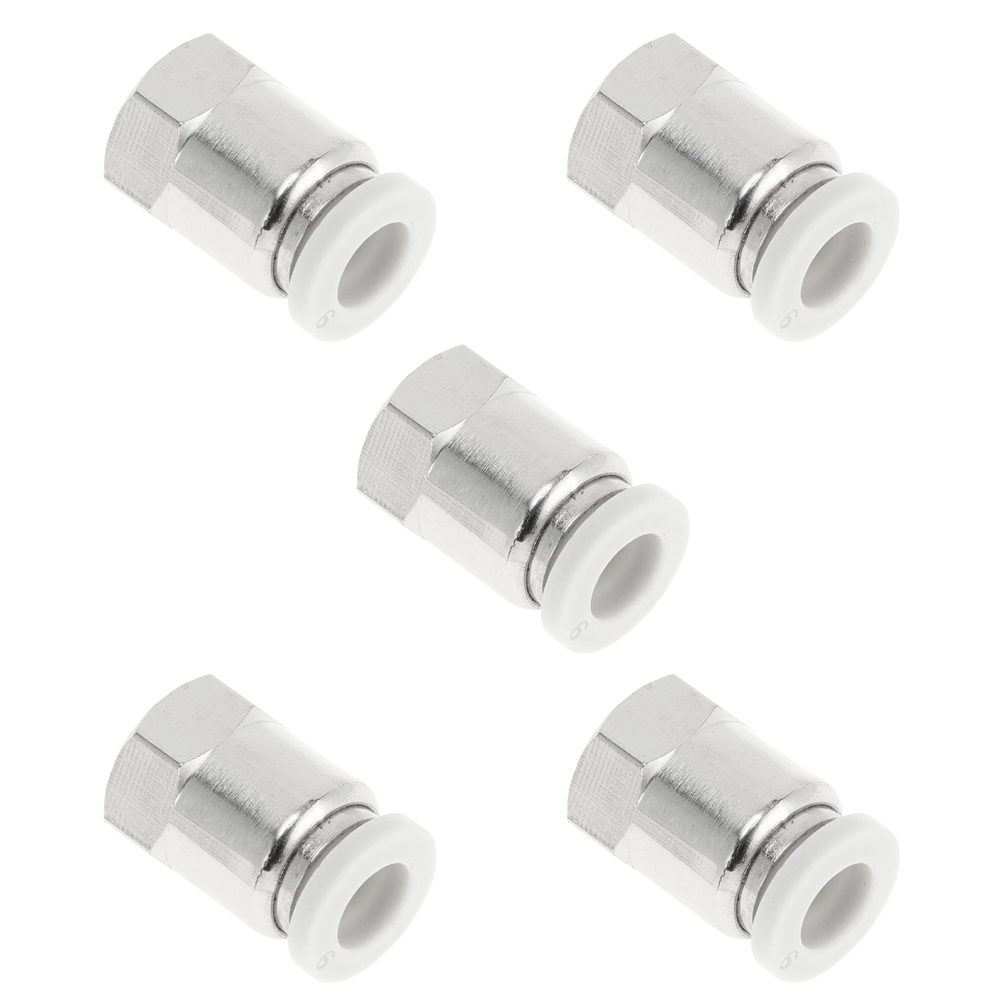 Unique Bargains Push to Connect Air Fittings 1/4" Female Thread Air ...