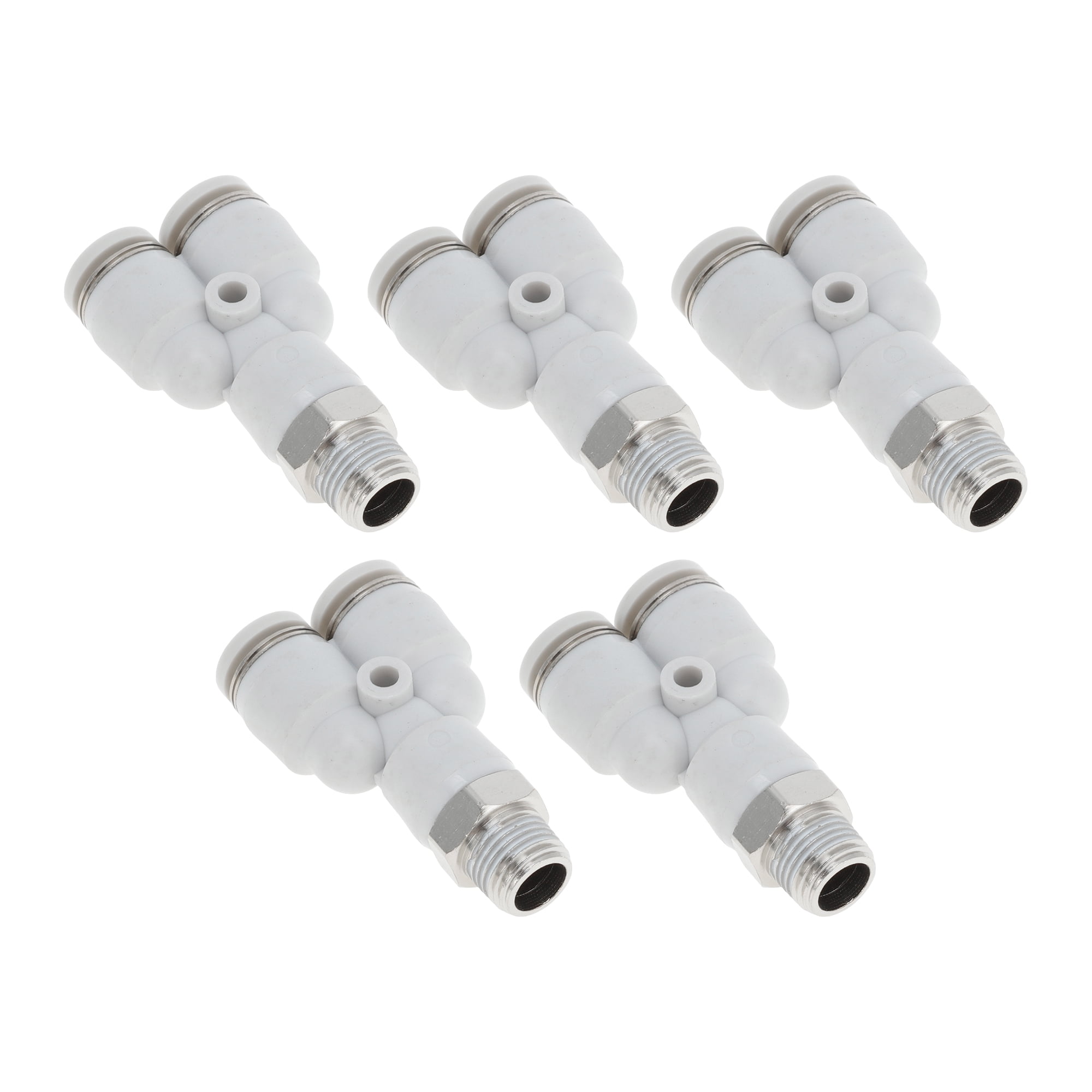 Unique Bargains Push to Connect Air Fittings 1/4" Hex Head Air Line ...