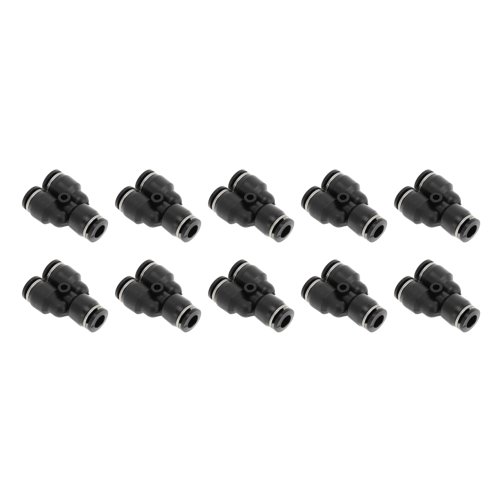 Unique Bargains Push to Connect Air Fittings 1/4" Y Type Air Line Quick ...
