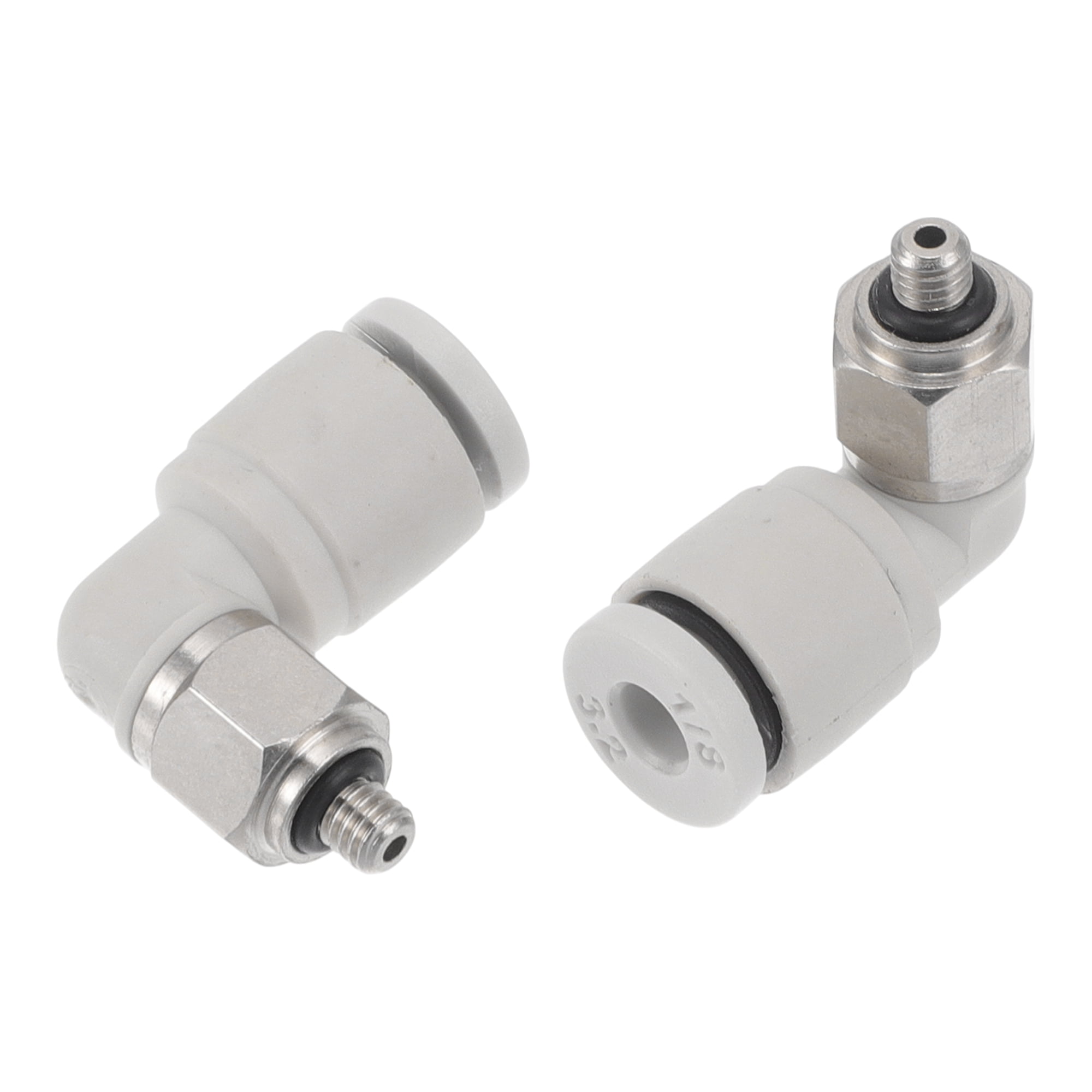 Unique Bargains Push to Connect Air Fittings 1/8" 90 Degree Air Line ...