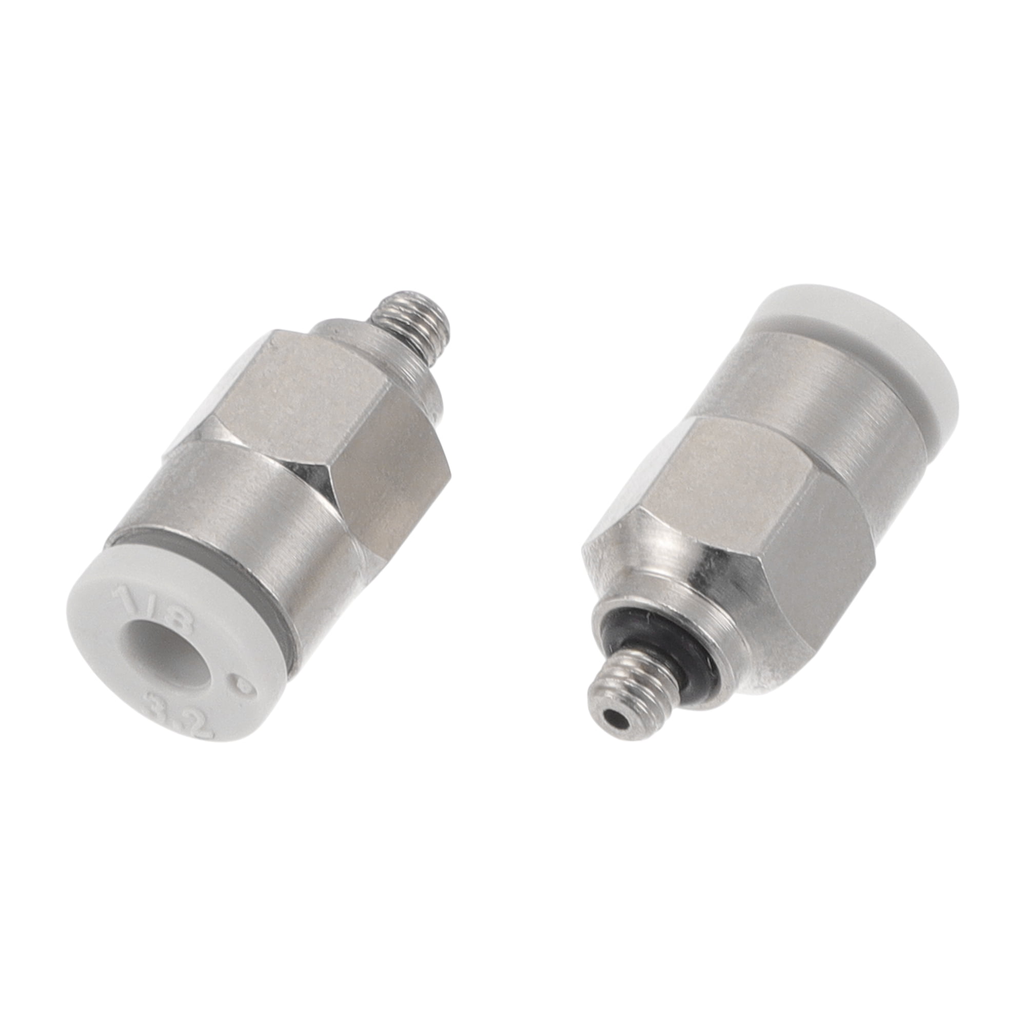 Unique Bargains Push to Connect Air Fittings 1/8" Male Thread Air Line ...
