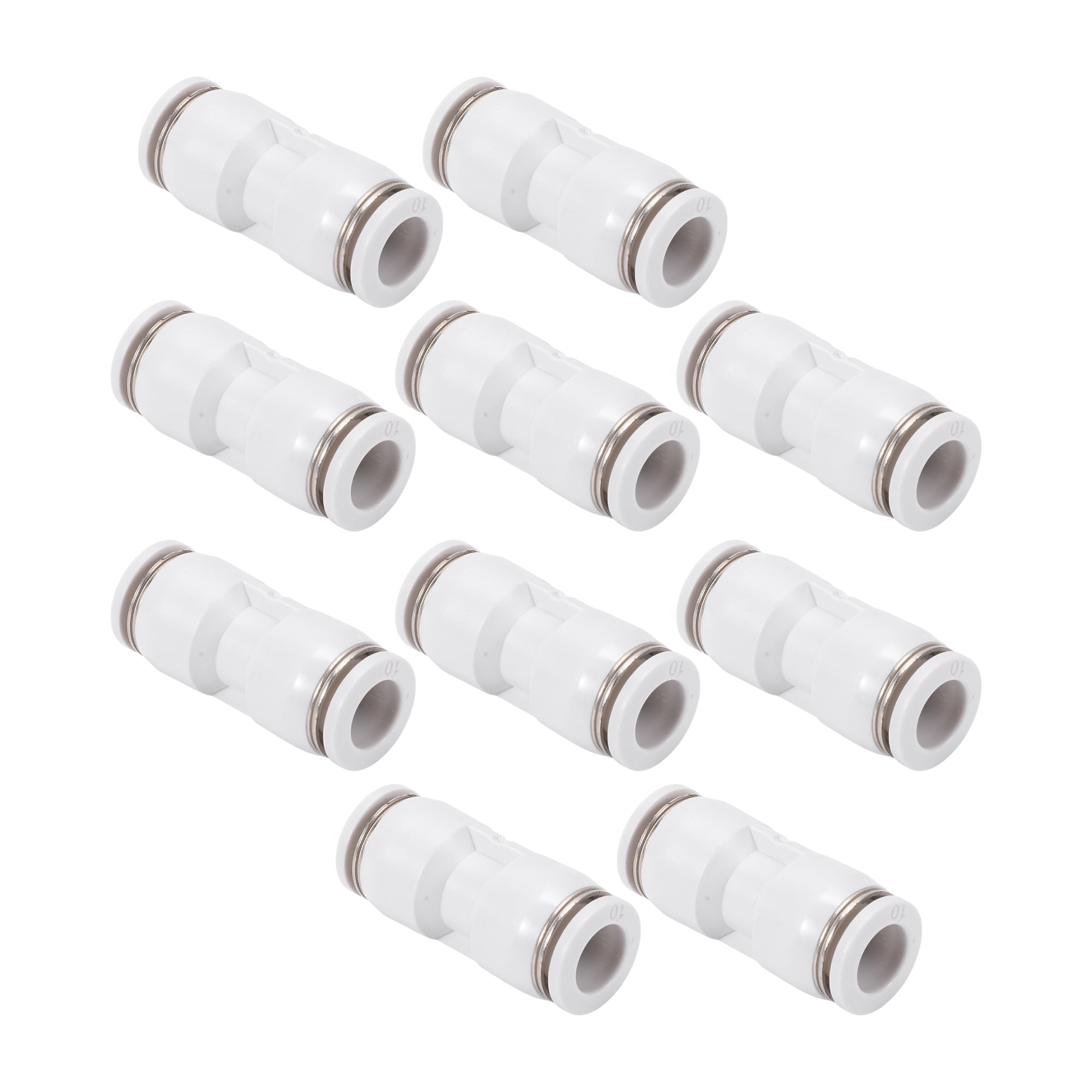 Unique Bargains Push to Connect Air Fittings 10mm / 3/8" Straight ...