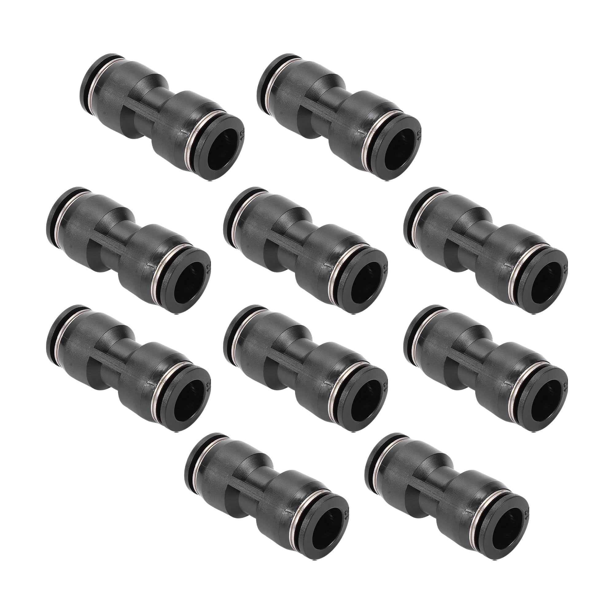Unique Bargains Push to Connect Air Fittings 12mm / 1/2" Straight ...