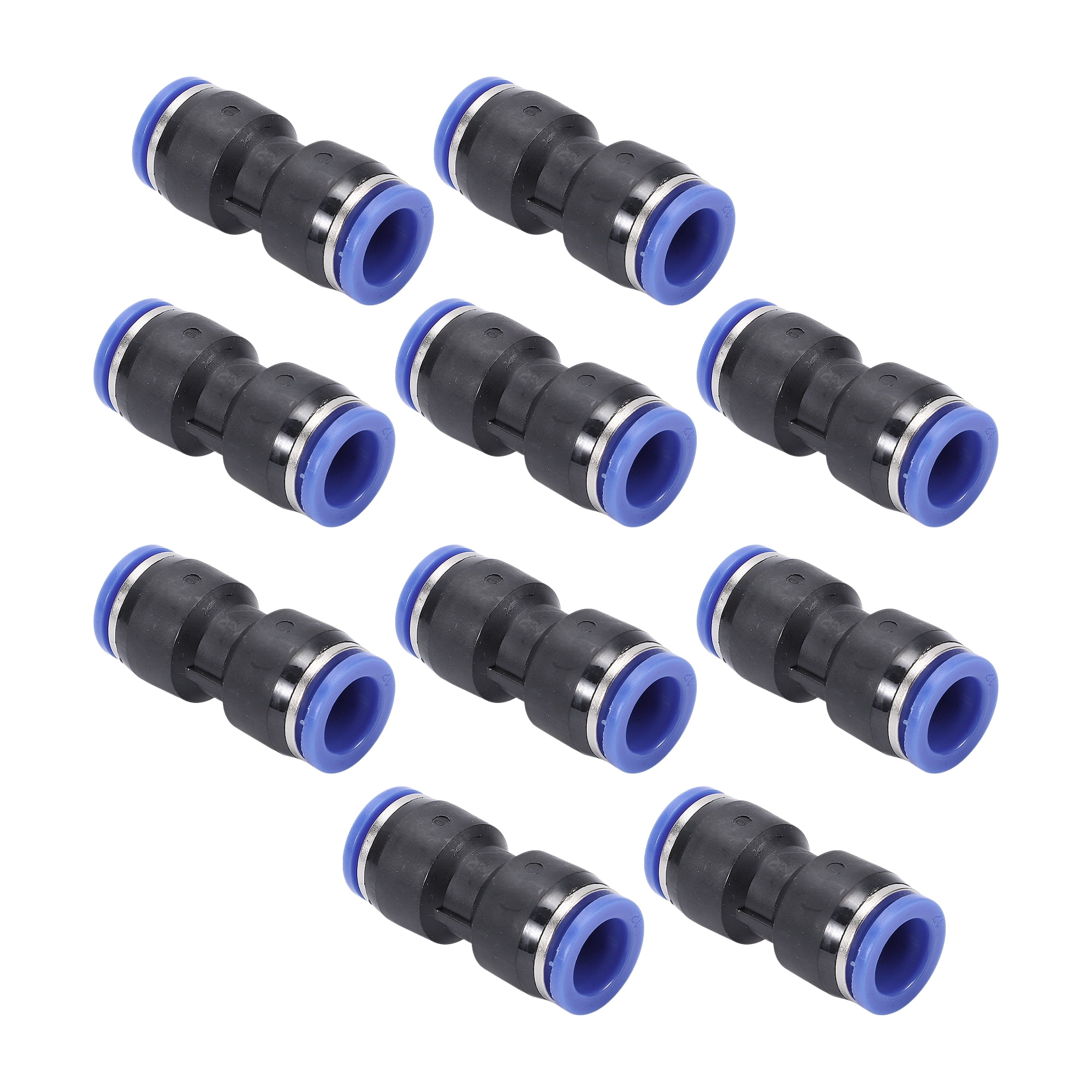 Unique Bargains Push to Connect Air Fittings 12mm / 1/2" Straight ...