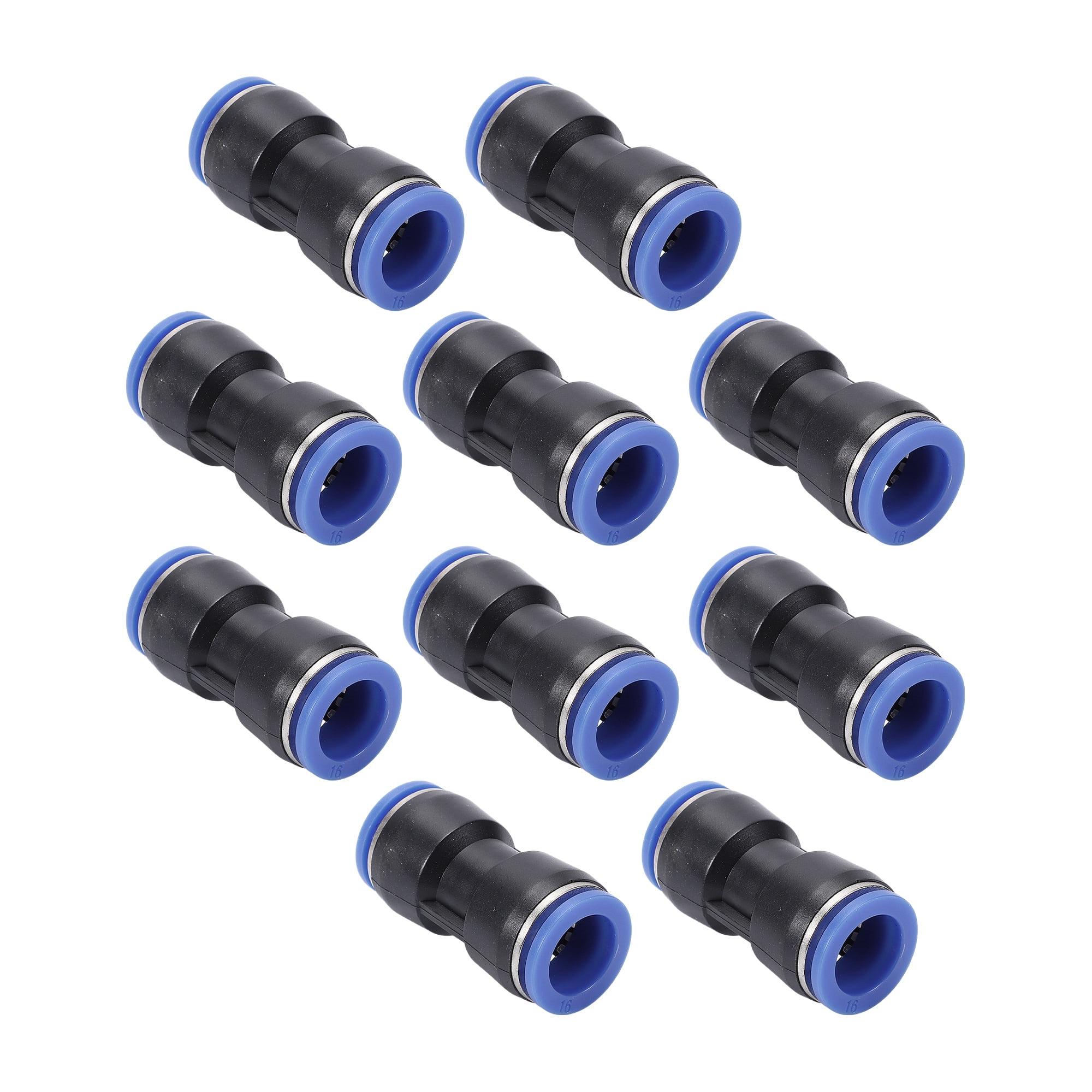 Unique Bargains Push to Connect Air Fittings 16mm / 5/8" Straight ...