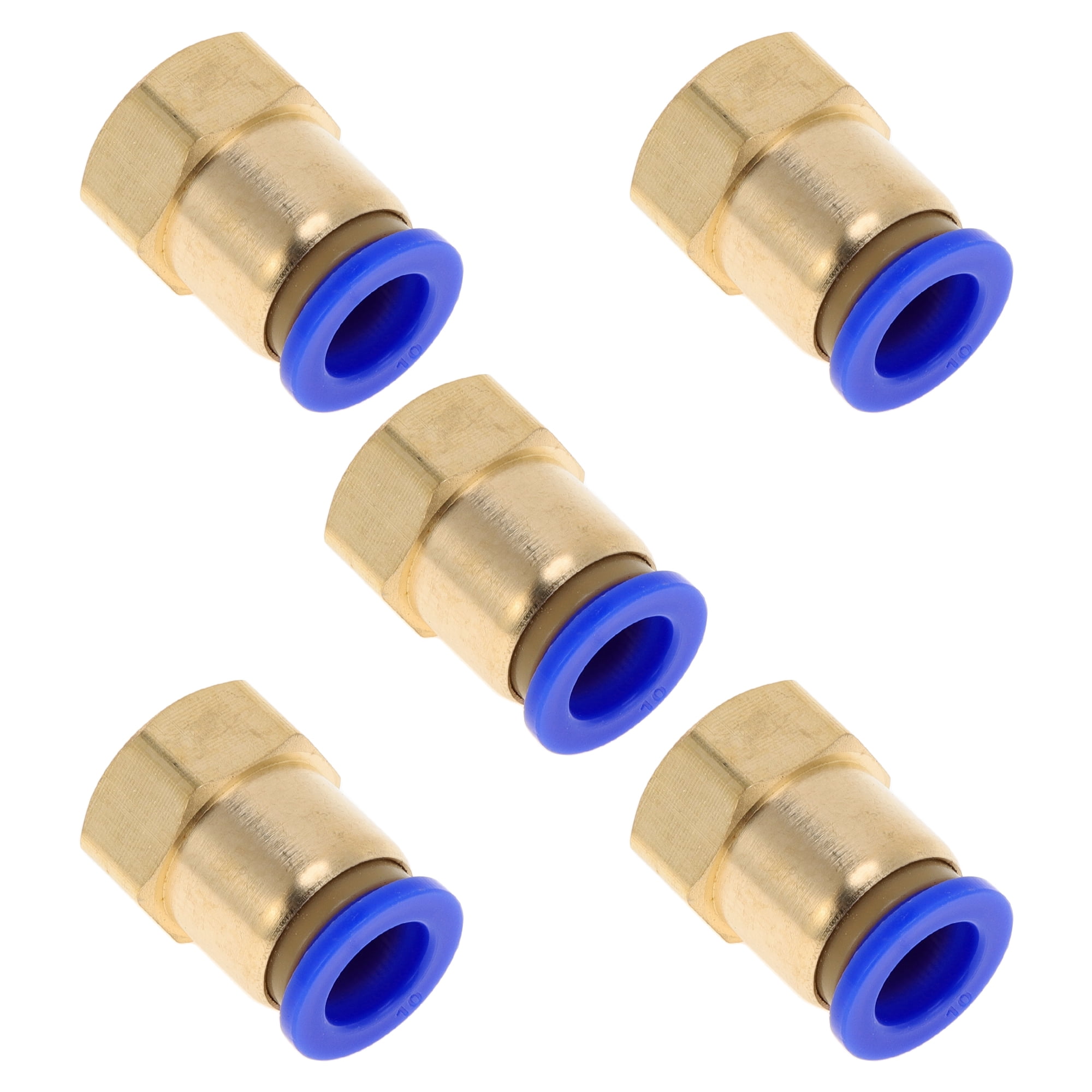 Unique Bargains Push to Connect Air Fittings 3/8" Female Thread Air ...