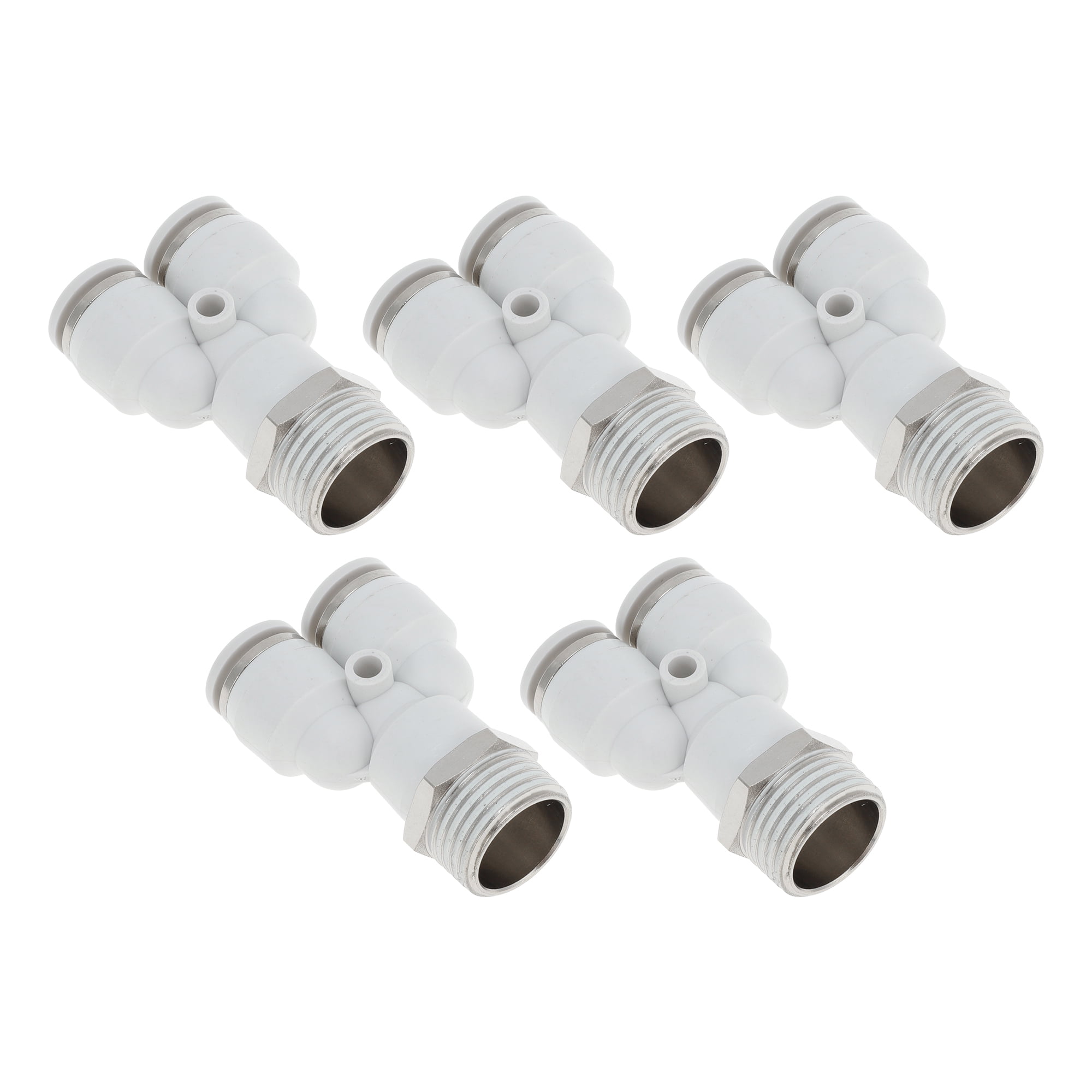 Unique Bargains Push to Connect Air Fittings 3/8" Hex Head Air Line ...
