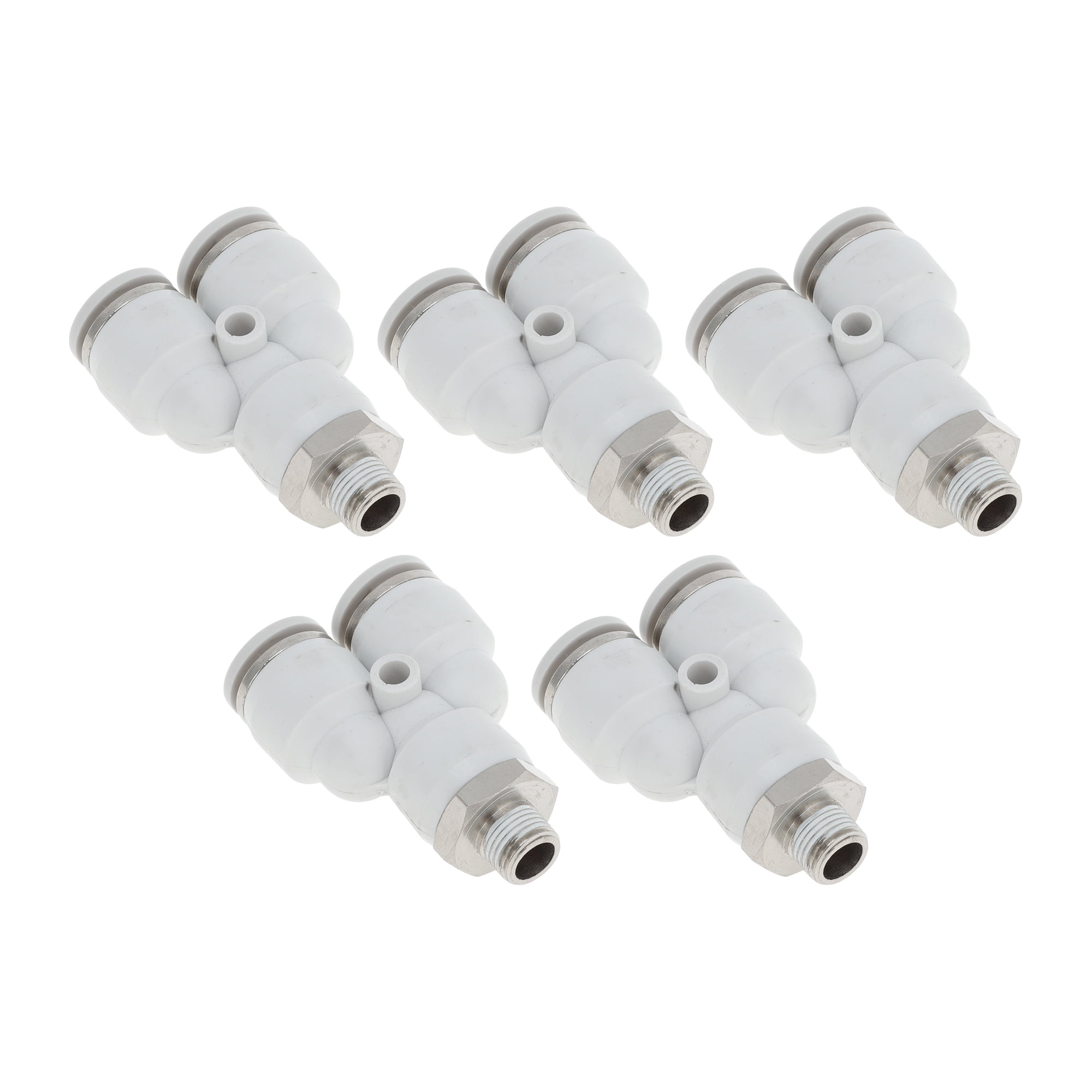 Unique Bargains Push to Connect Air Fittings 3/8" Hex Head Air Line ...