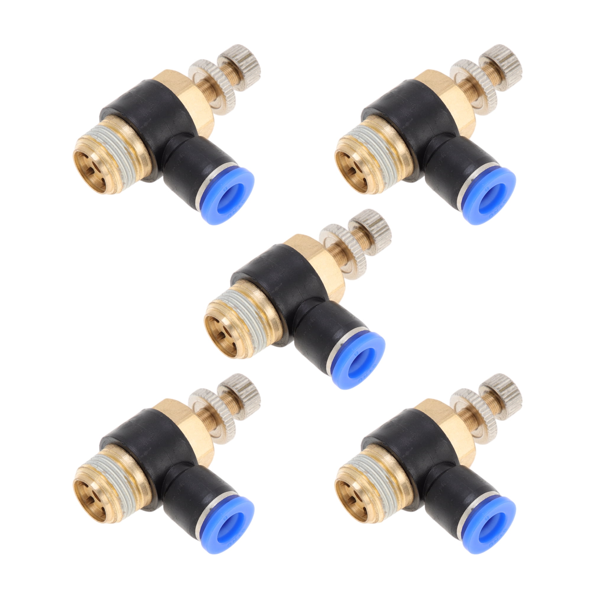 Unique Bargains Push to Connect Air Fittings 5/16" 90 Degree Air Flow ...