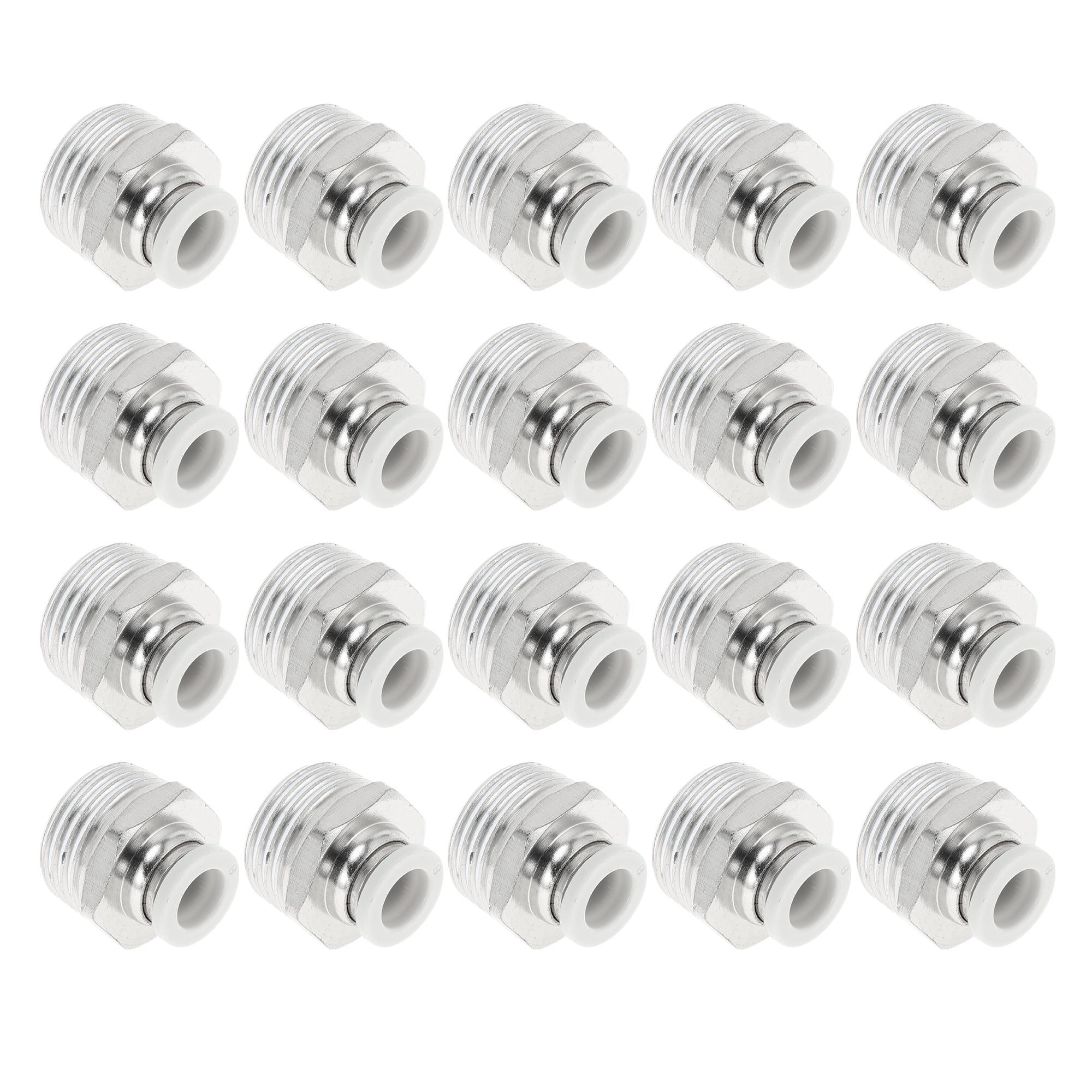Unique Bargains Push to Connect Air Fittings 5/16" Male Thread Air Line ...