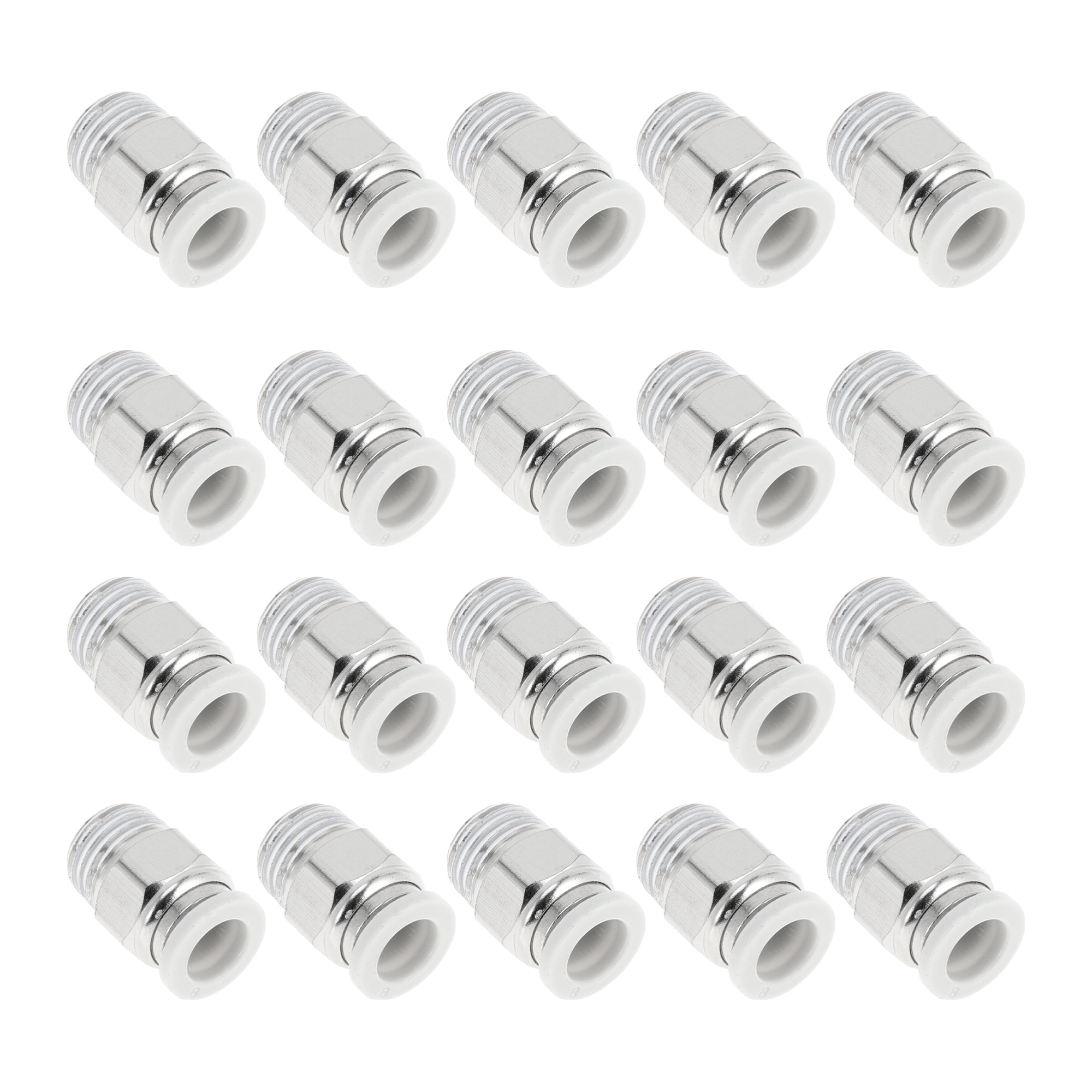 Unique Bargains Push to Connect Air Fittings 5/16" Male Thread Air Line ...