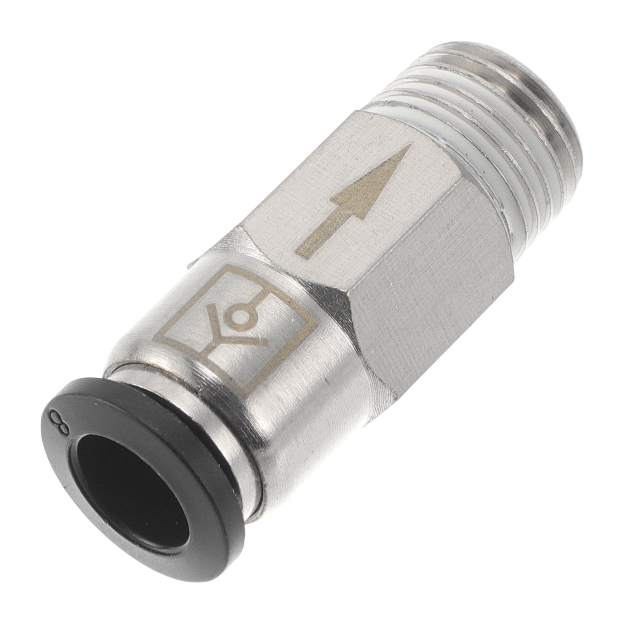 Unique Bargains Push to Connect Air Fittings 5/16" Quick Plug Check ...