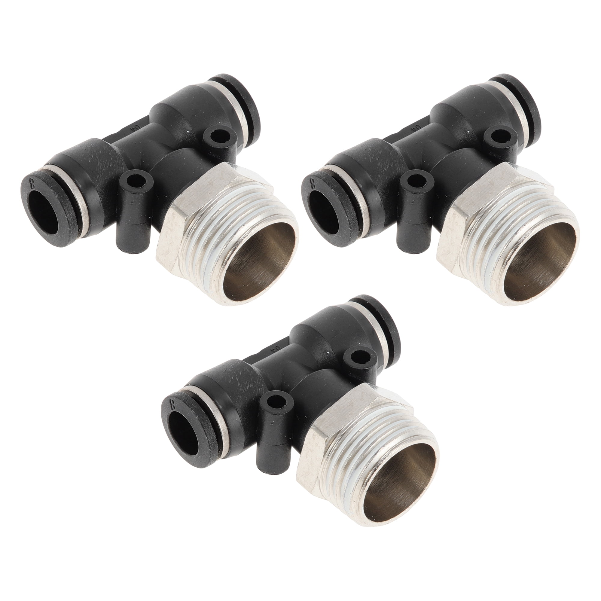 Unique Bargains Push to Connect Air Fittings 5/16" T Type Air Line ...