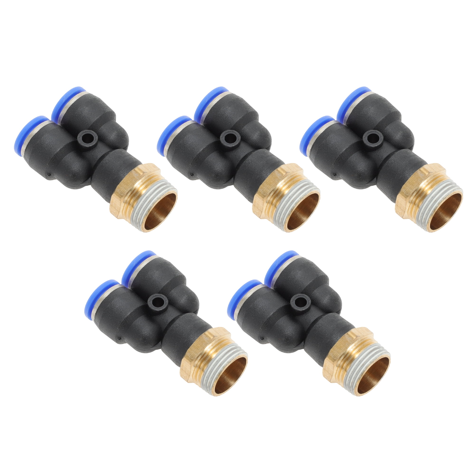 Unique Bargains Push to Connect Air Fittings 5/16" Y Type Air Line ...
