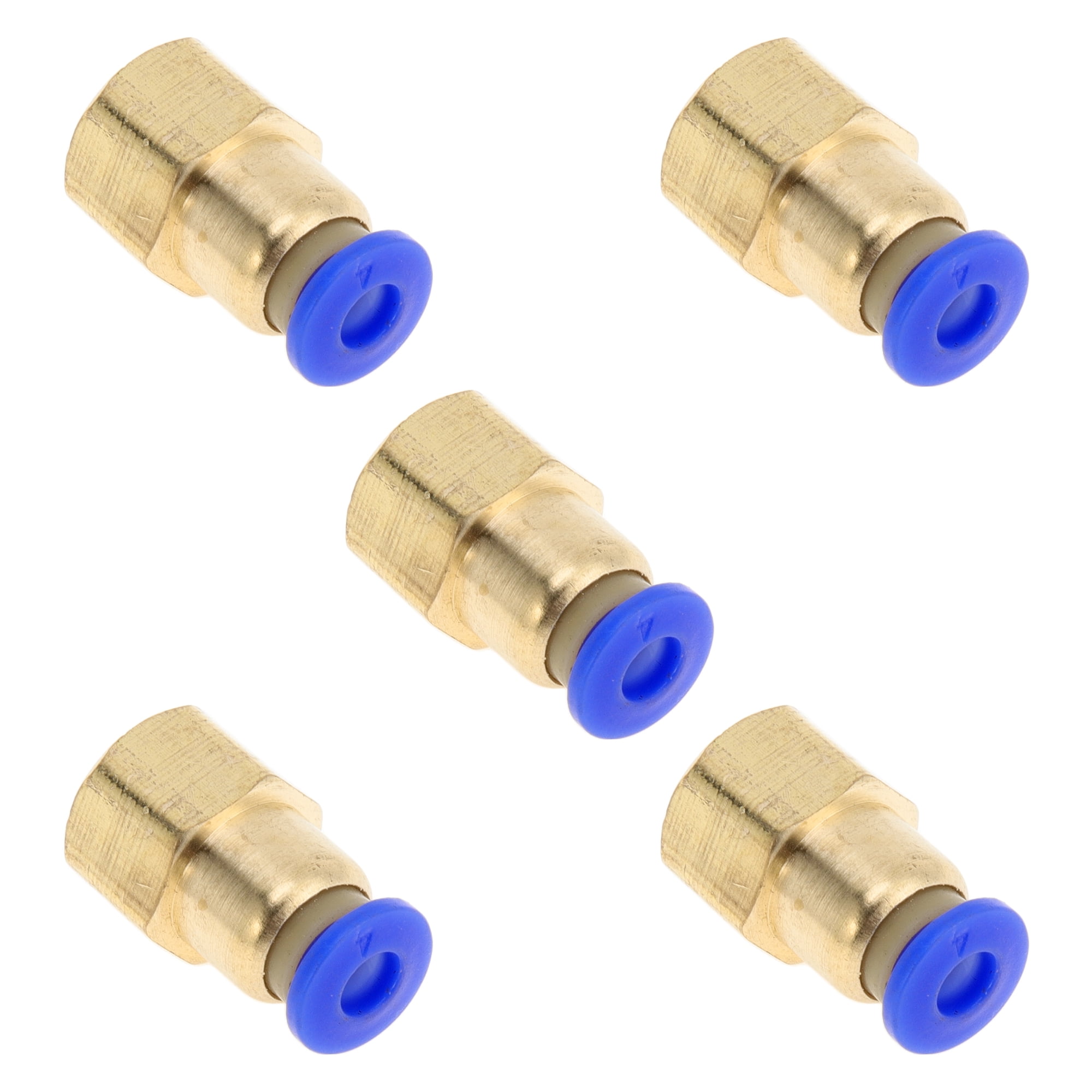 Unique Bargains Push to Connect Air Fittings 5/32" Female Thread Air ...