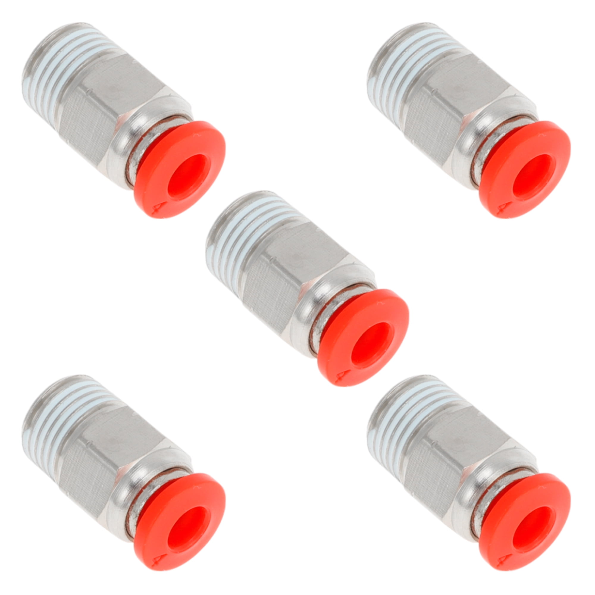 Unique Bargains Push to Connect Air Fittings 5/32" Male Thread Air Line ...