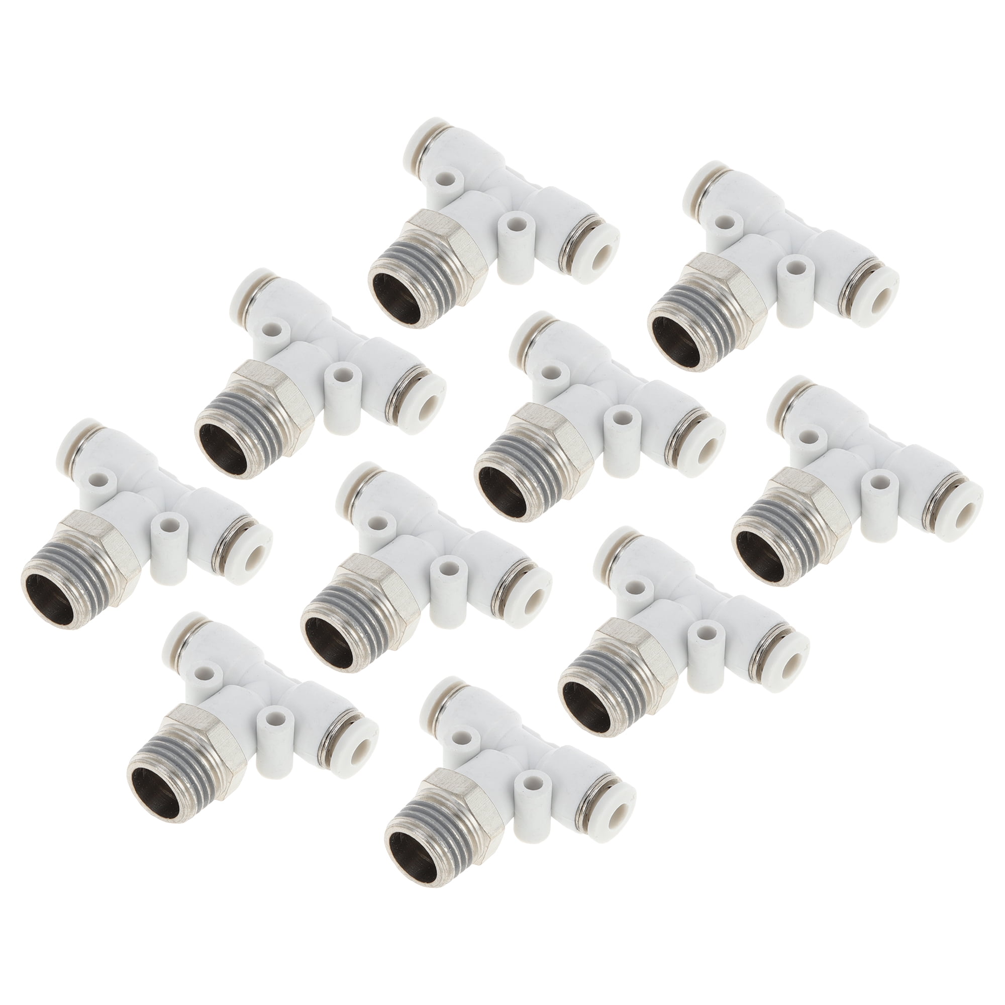 Unique Bargains Push to Connect Air Fittings 5/32" T Type Air Line ...