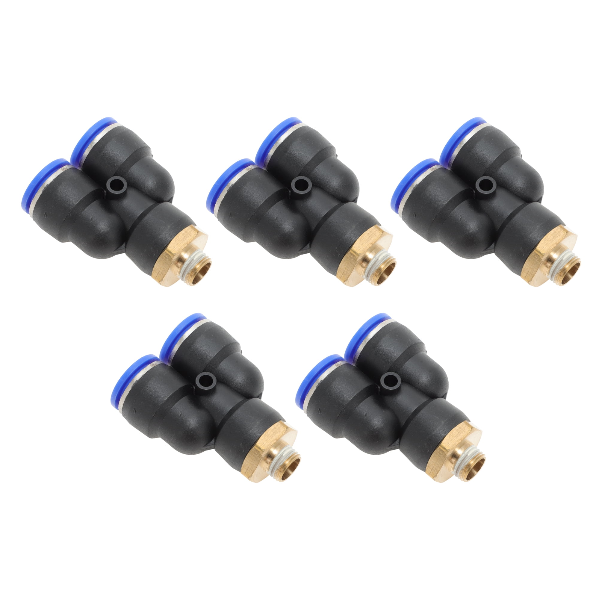 Unique Bargains Push to Connect Air Fittings 5/8" Y Type Air Line Quick ...