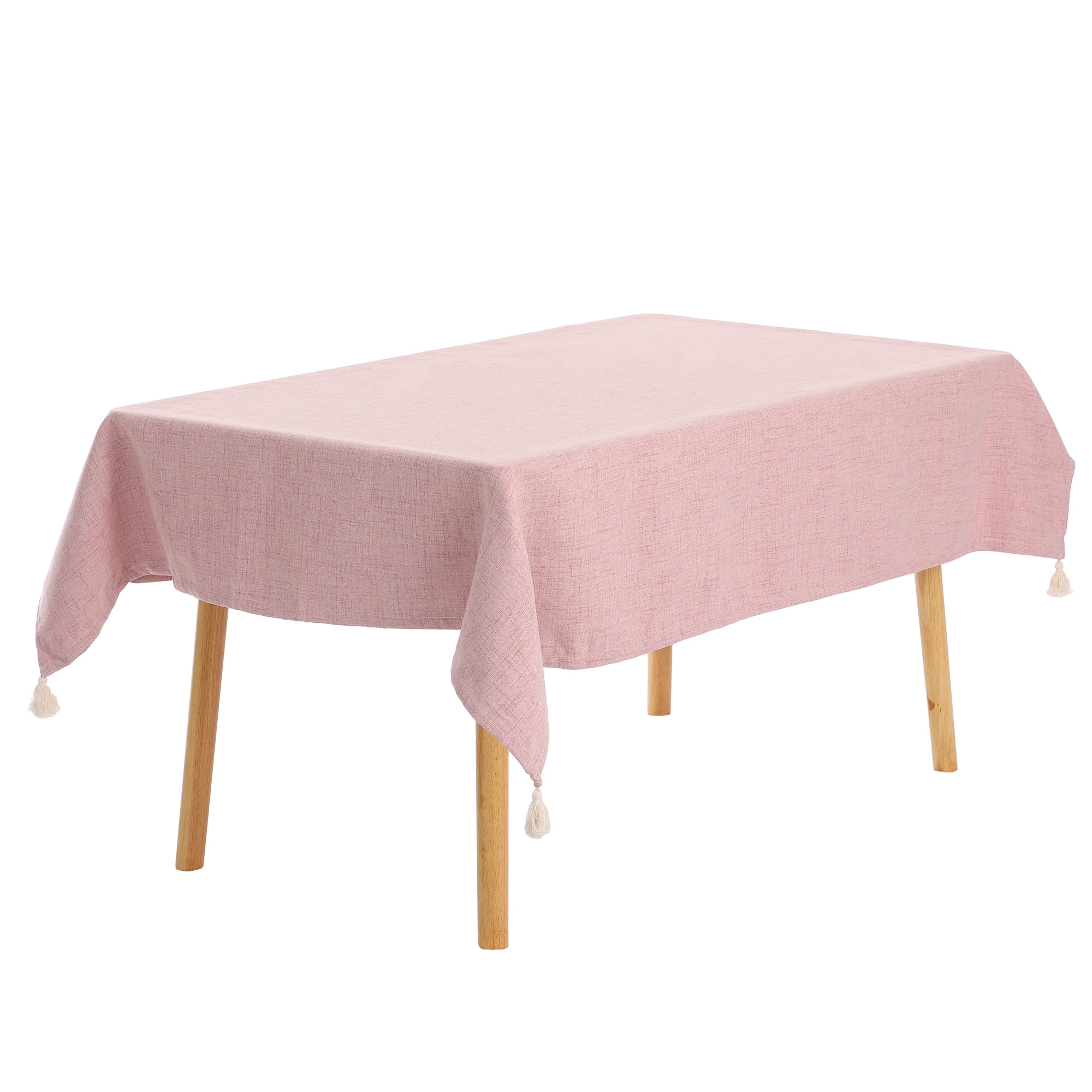 Unique Bargains Rectangle Tablecloth with Tassel for Indoor Outdoor ...