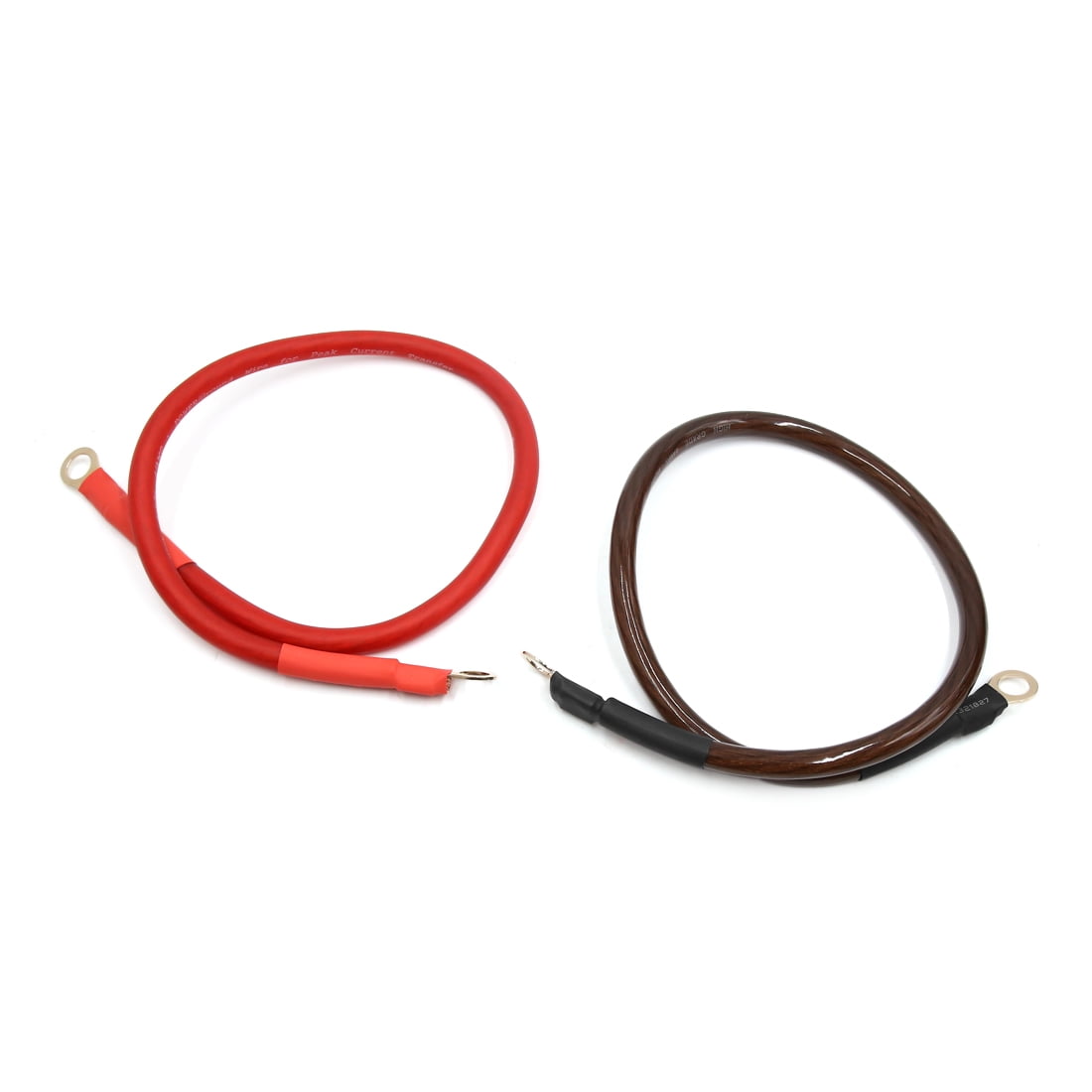 Unique Bargains Red Black Combination 16mm2 Plastic Coated Car Battery ...