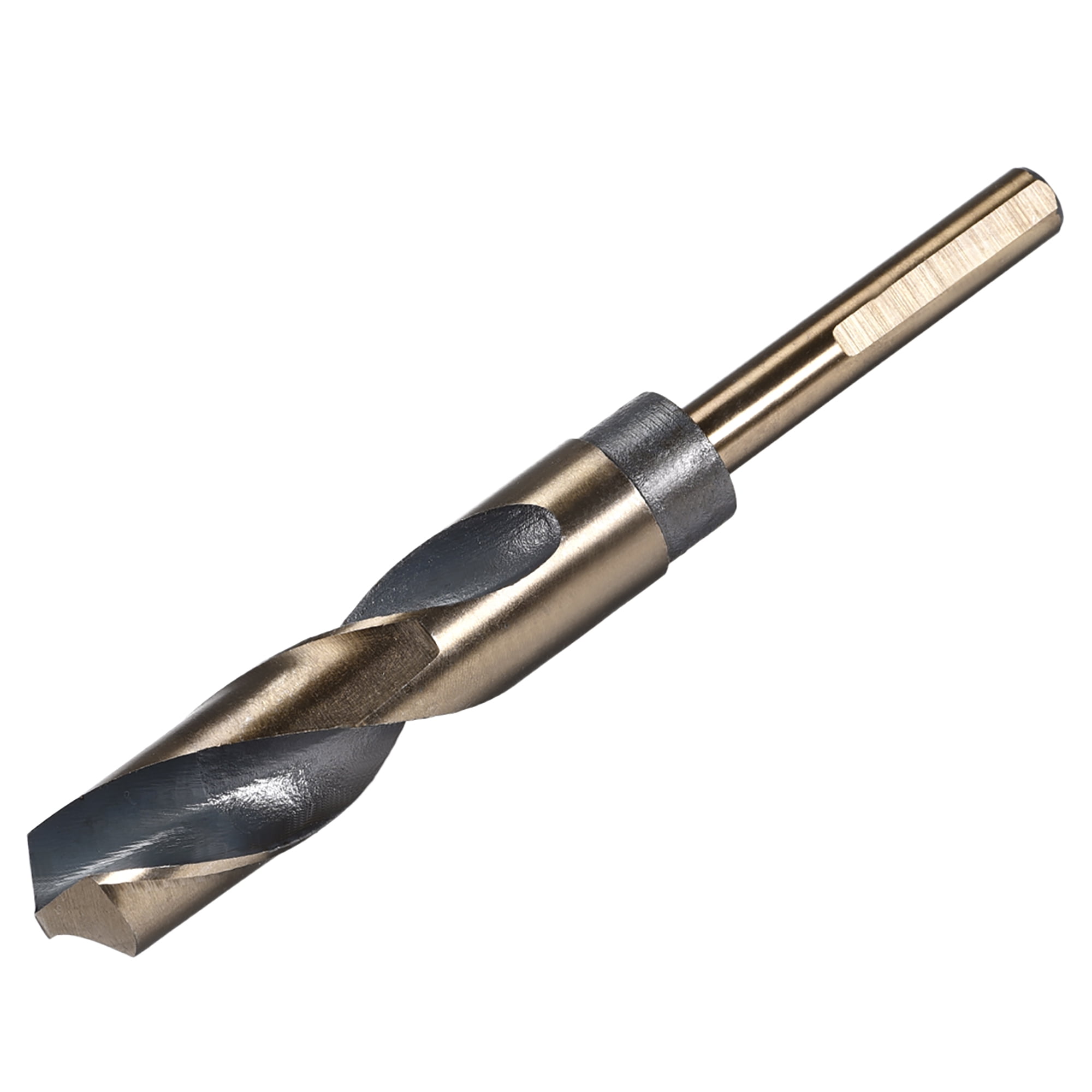 Unique Bargains Reduced Shank Twist Drill Bits 19.5mm High Speed Steel ...