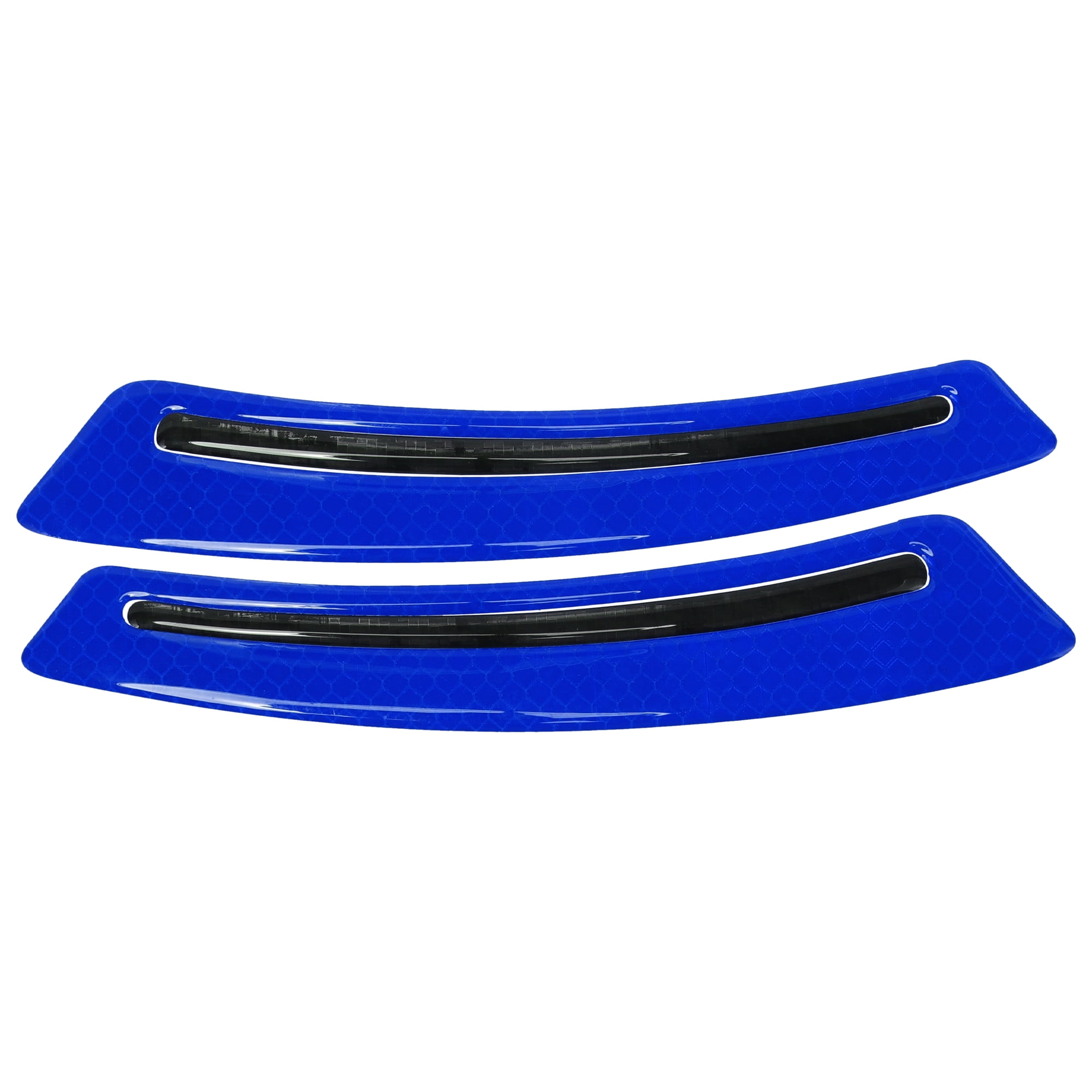 Unique Bargains Reflective Bumper Decal Diamond Blue Rectangle Wheel ...