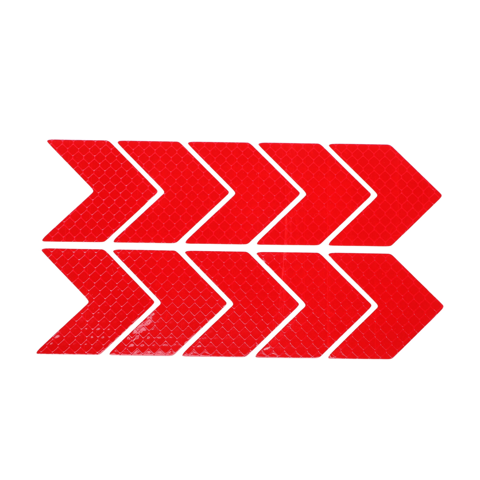 Unique Bargains Reflective Bumper Decal Diamond Red Arrow Rhombus Grid ...
