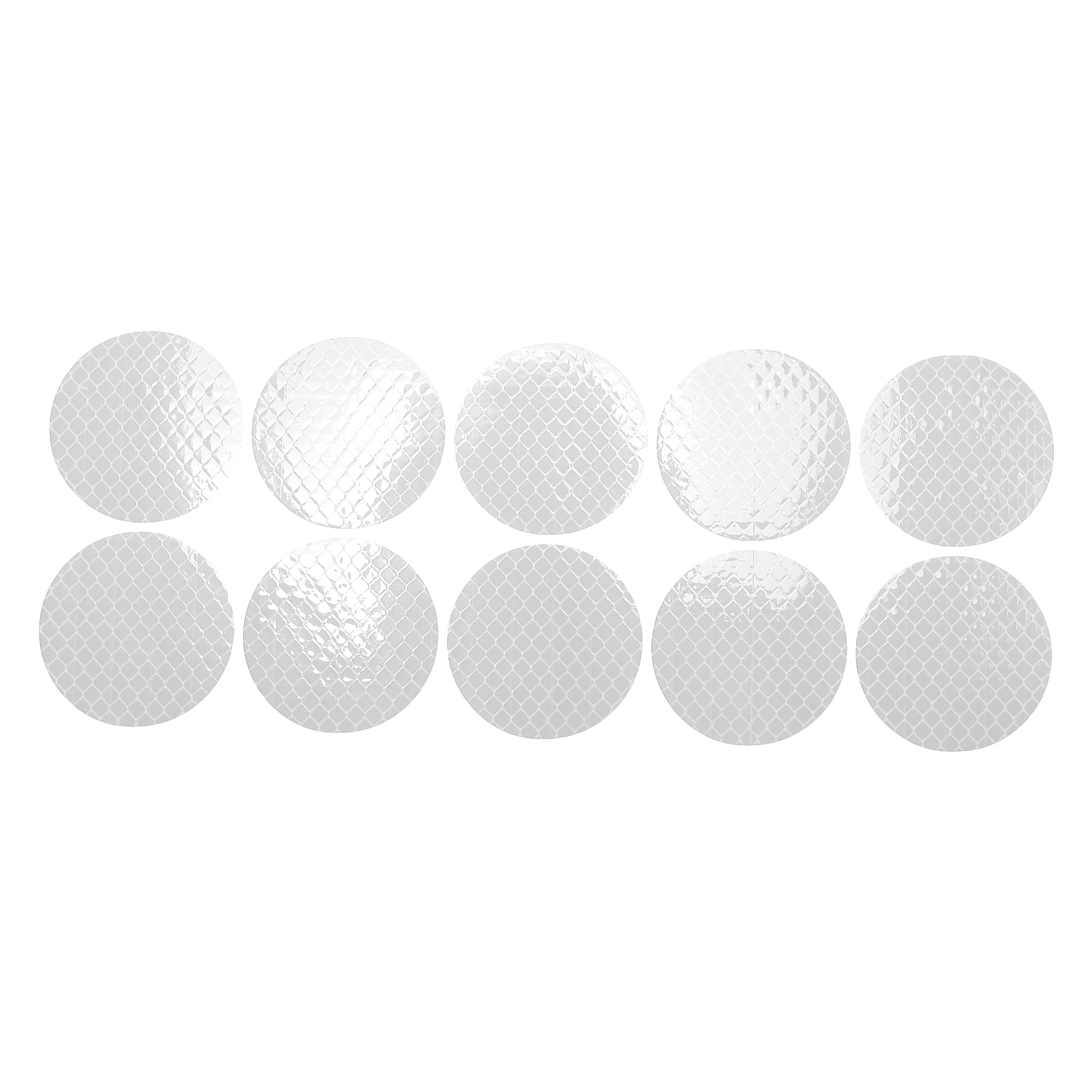 Unique Bargains Reflective Bumper Decal Diamond White Round Rhombus ...