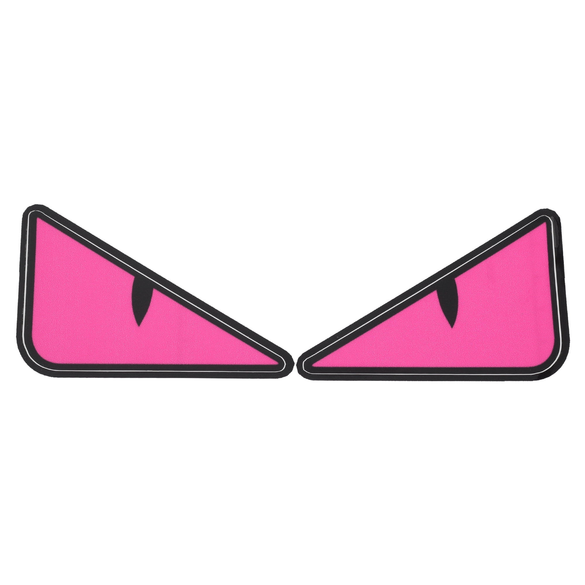 Unique Bargains Reflective Bumper Decal Pink Square Little Devil ...