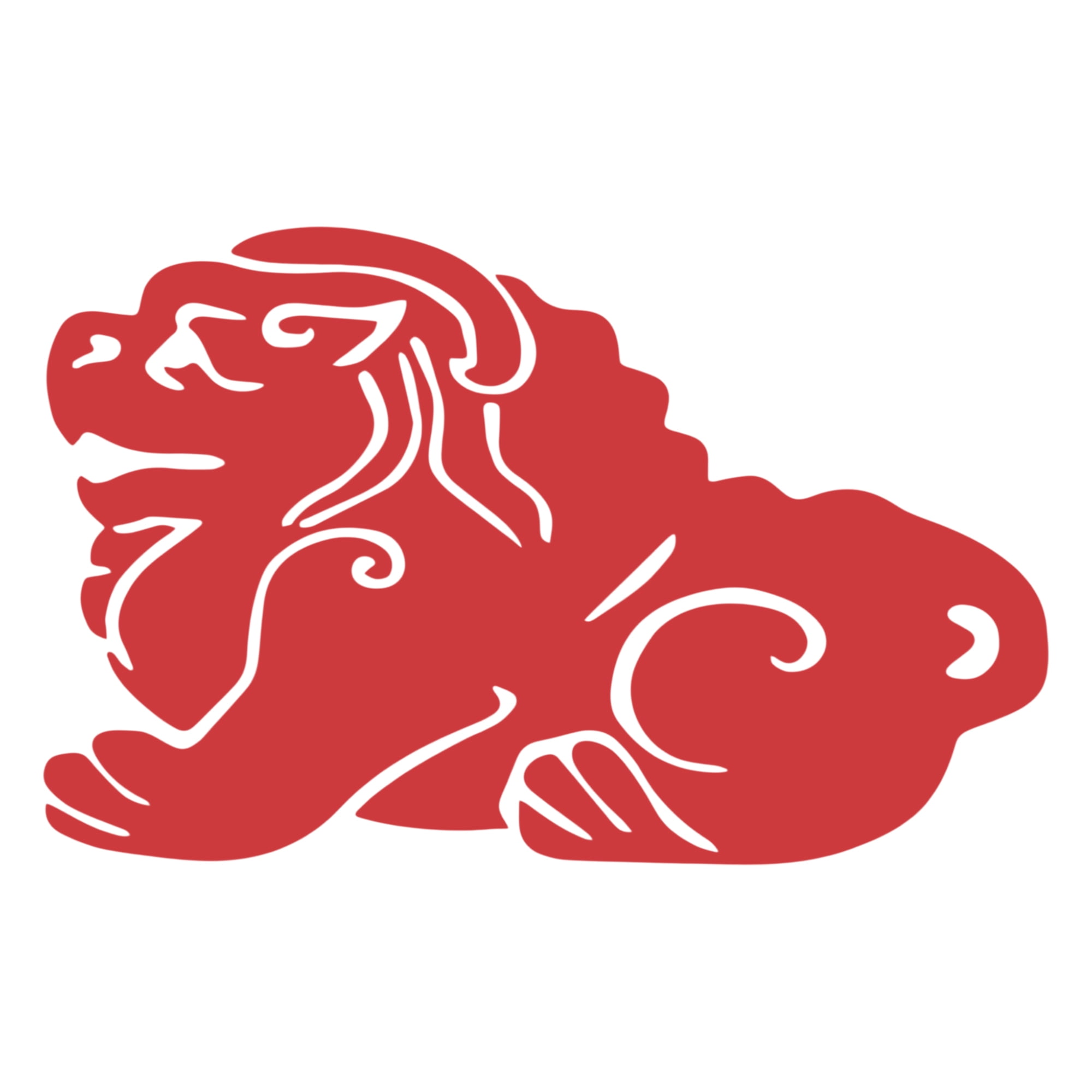 Unique Bargains Reflective Bumper Decal Reflective Red Square Lion ...