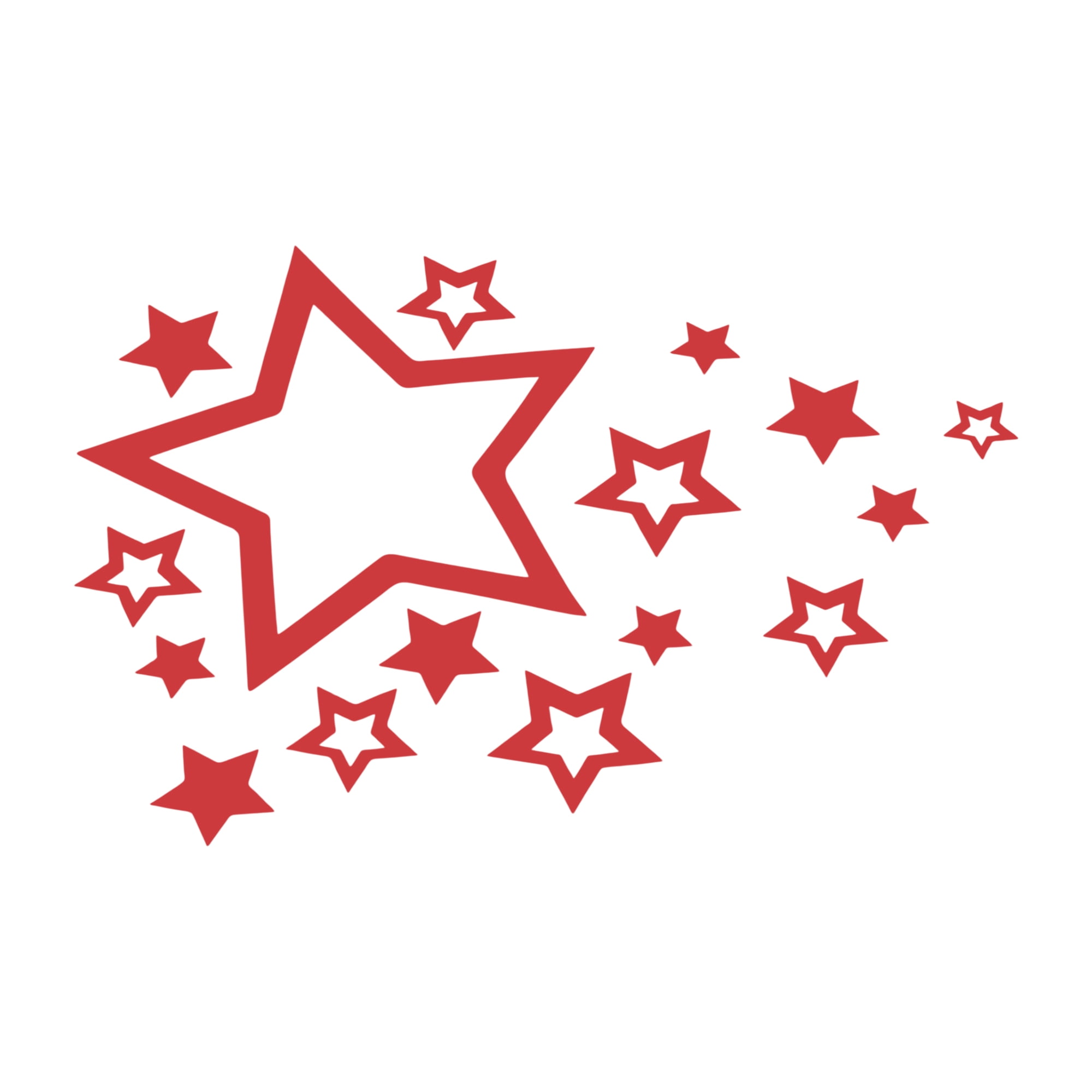 Unique Bargains Reflective Bumper Decal Reflective Red Square A Version ...