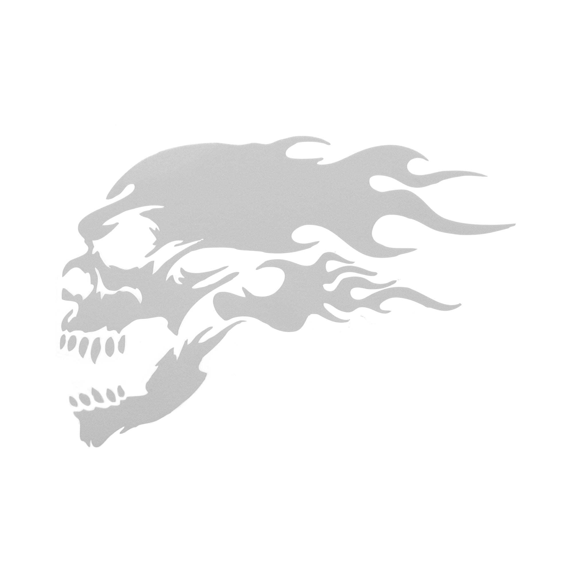 Unique Bargains Reflective Bumper Decal Reflective Silvery White Square ...