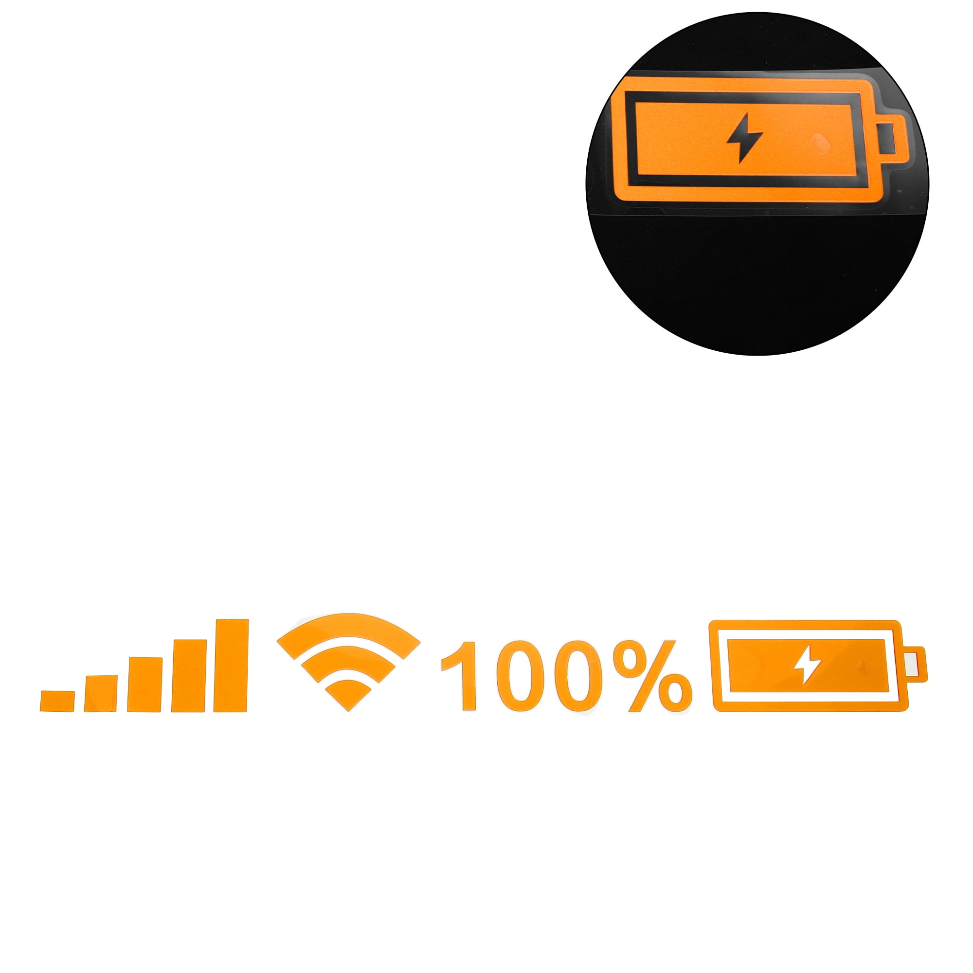 Unique Bargains Reflective Bumper Decal Reflective Yellow Rectangle ...