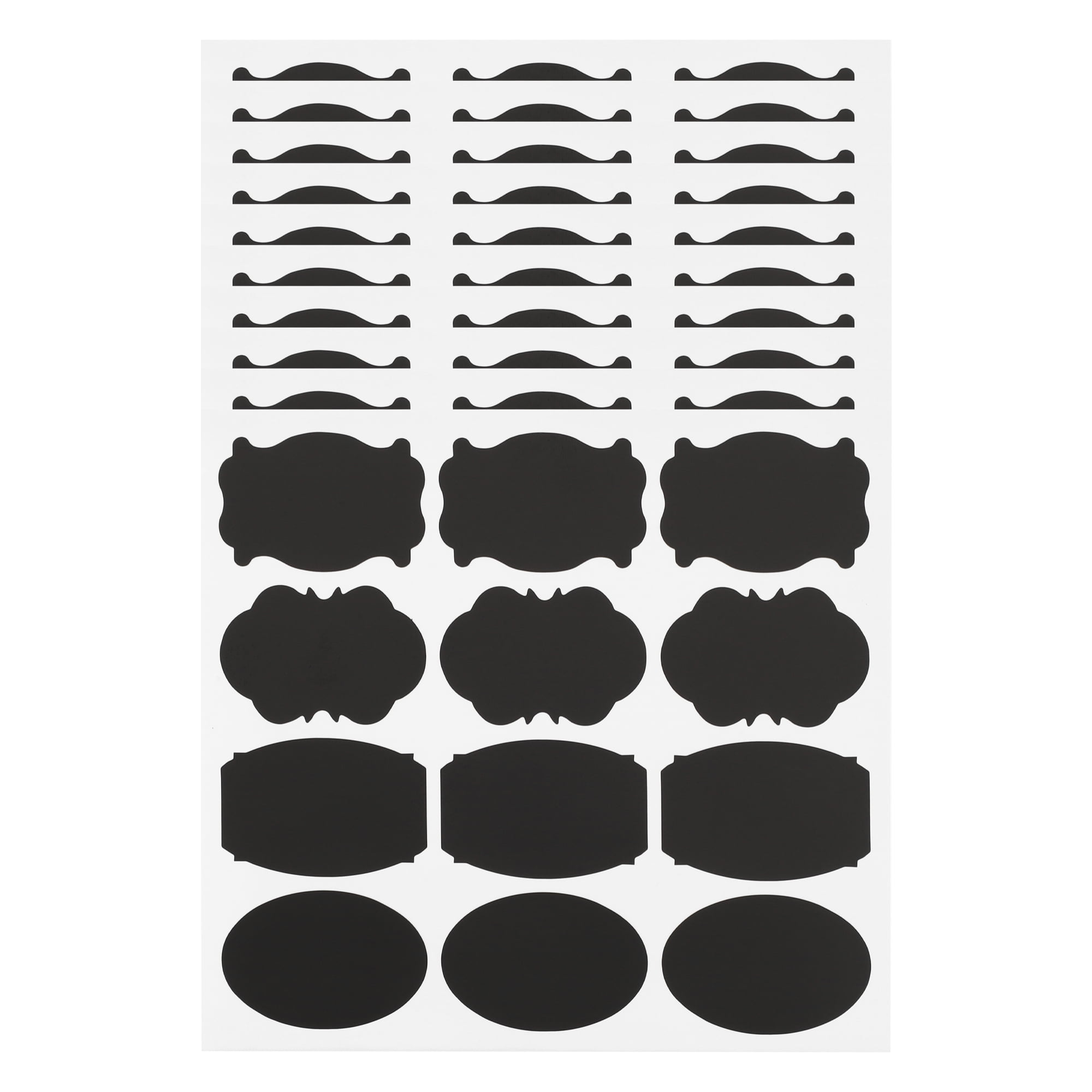 Unique Bargains Removable Erasable Model G Gift Stickers 10 Pcs Black ...