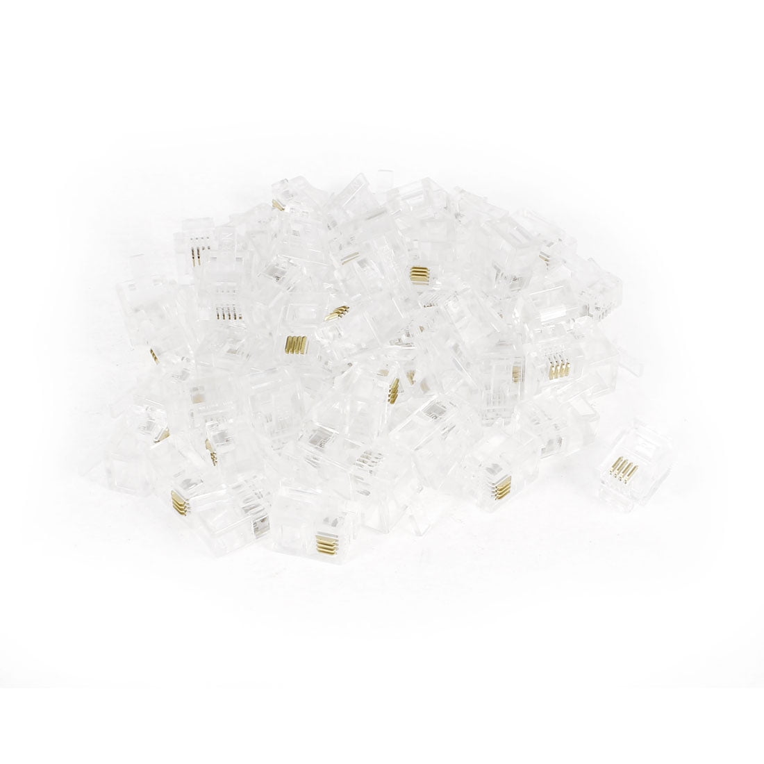 Unique Bargains Replacement RJ11 6P4C Plug Telephone Phone Cable Cord ...