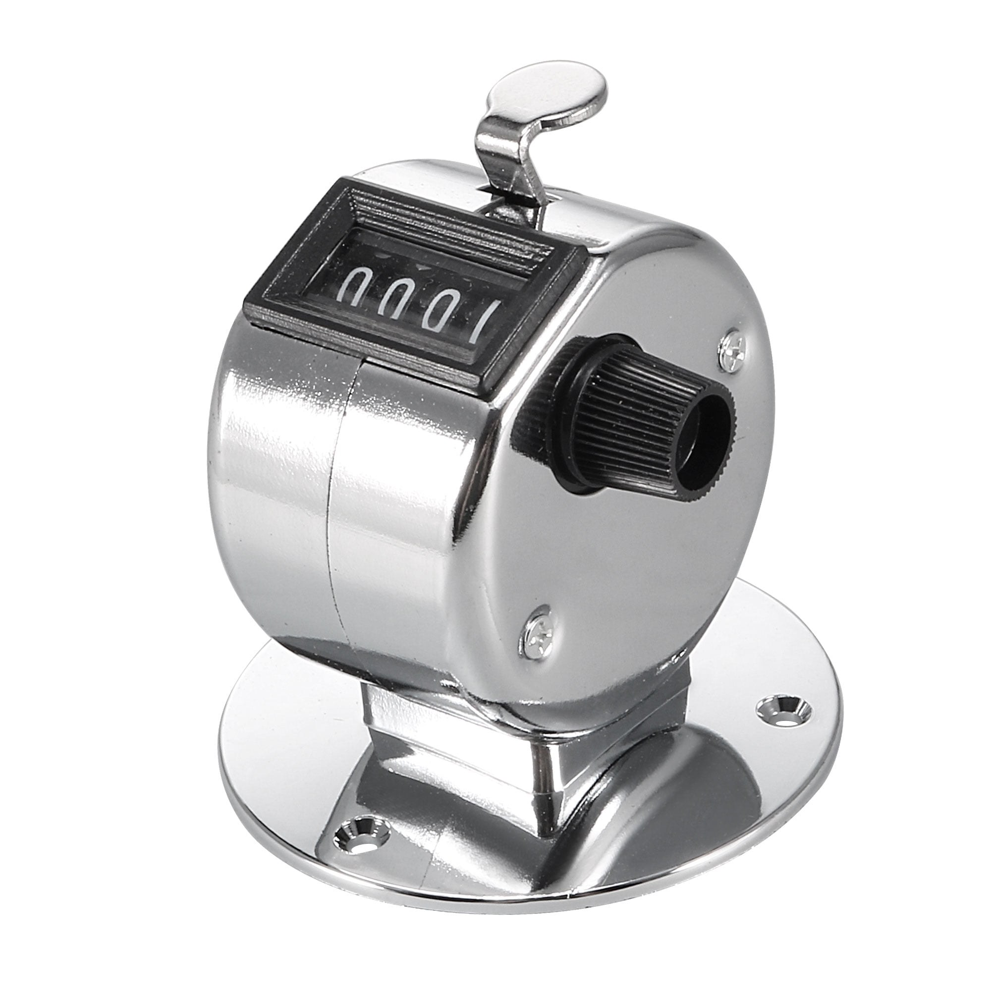 Unique Bargains Resettable 4 Digits Number Clicker Metal Hand Tally ...