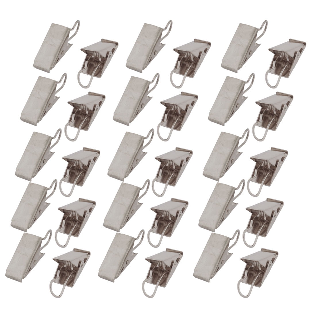 Unique Bargains Restaurant Metal Spring Loaded Curtain Hanging Hook ...