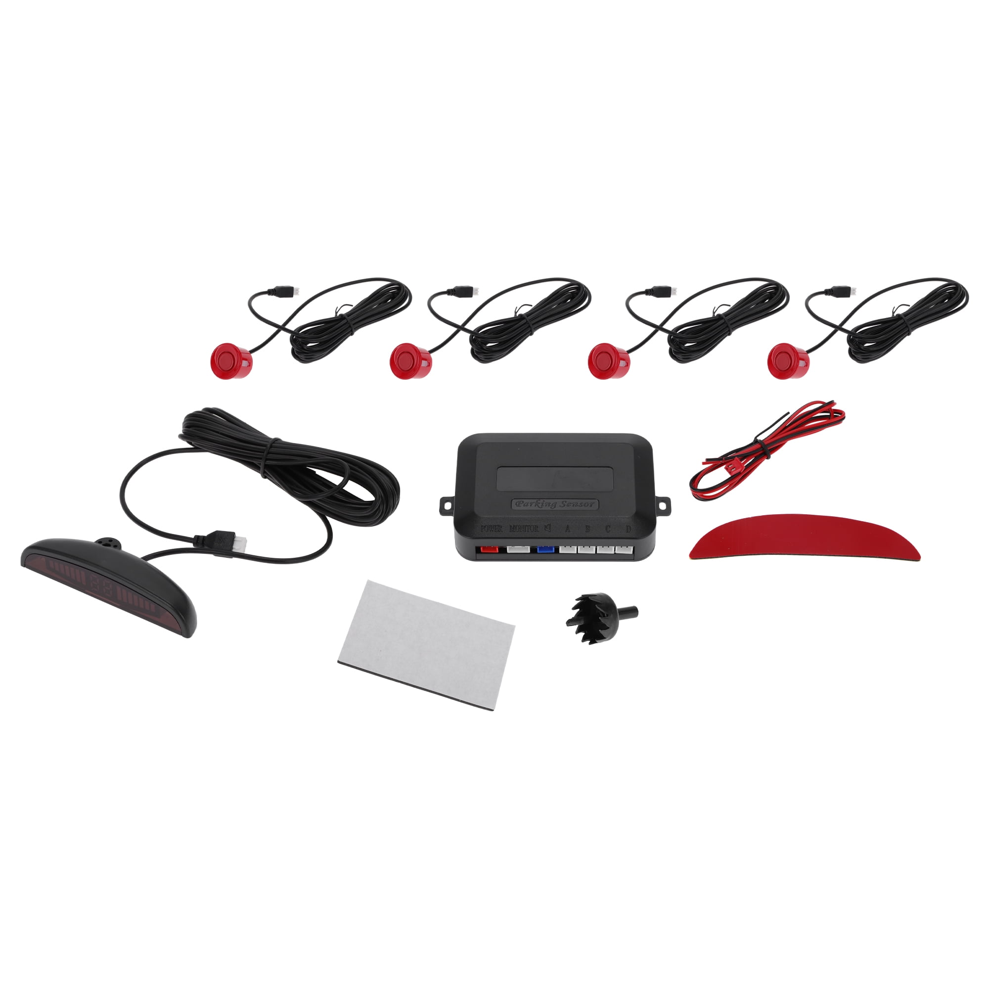 Unique Bargains Reverse Backup Radar System Reverse Parking Sensors ...