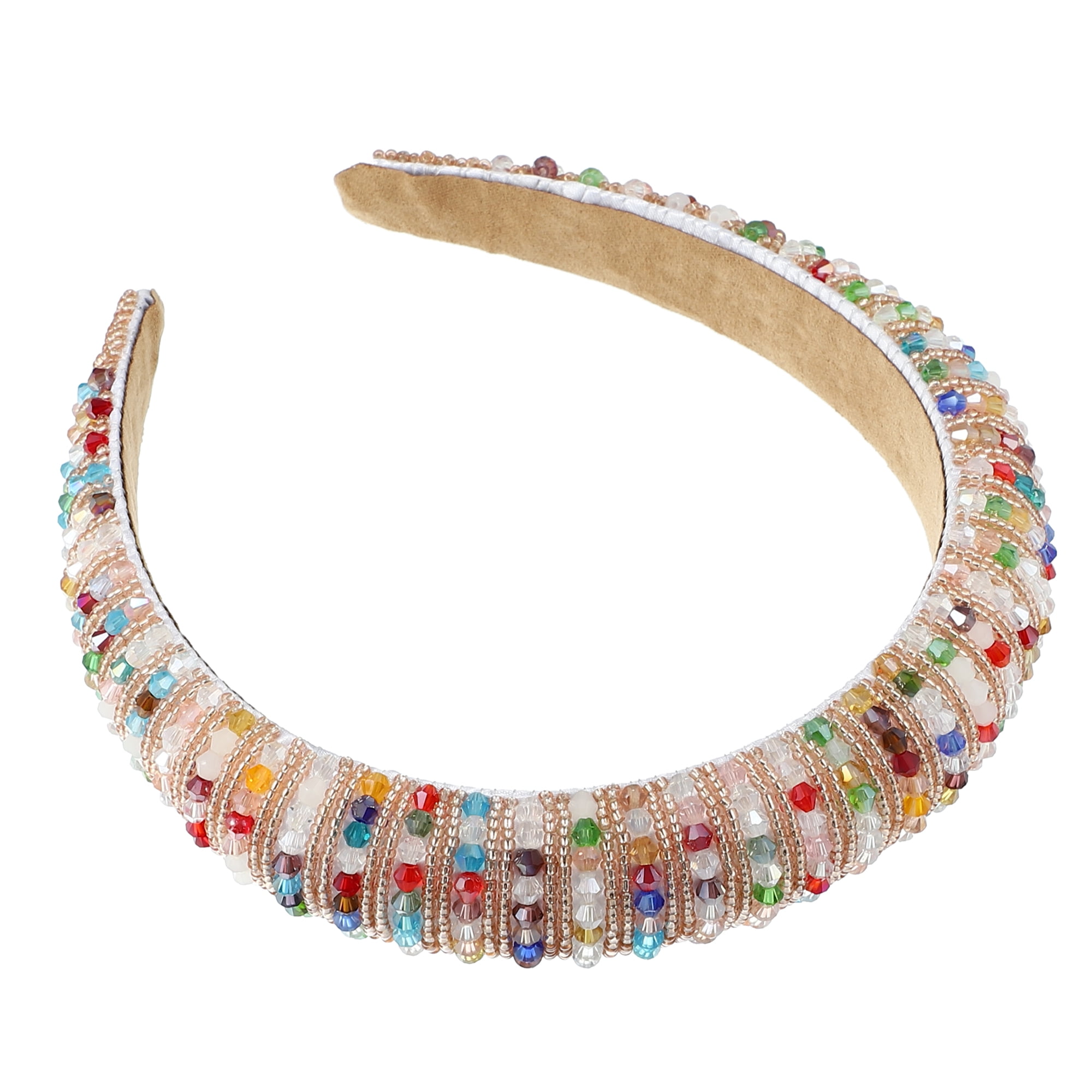 Unique Bargains Rhinestone Headbands, Crystal Embellished Headband ...