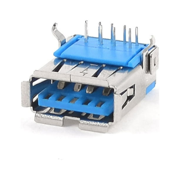 Unique Bargains Right Angle DIP PCB Mount USB 3.0 Connectors Socket for ...