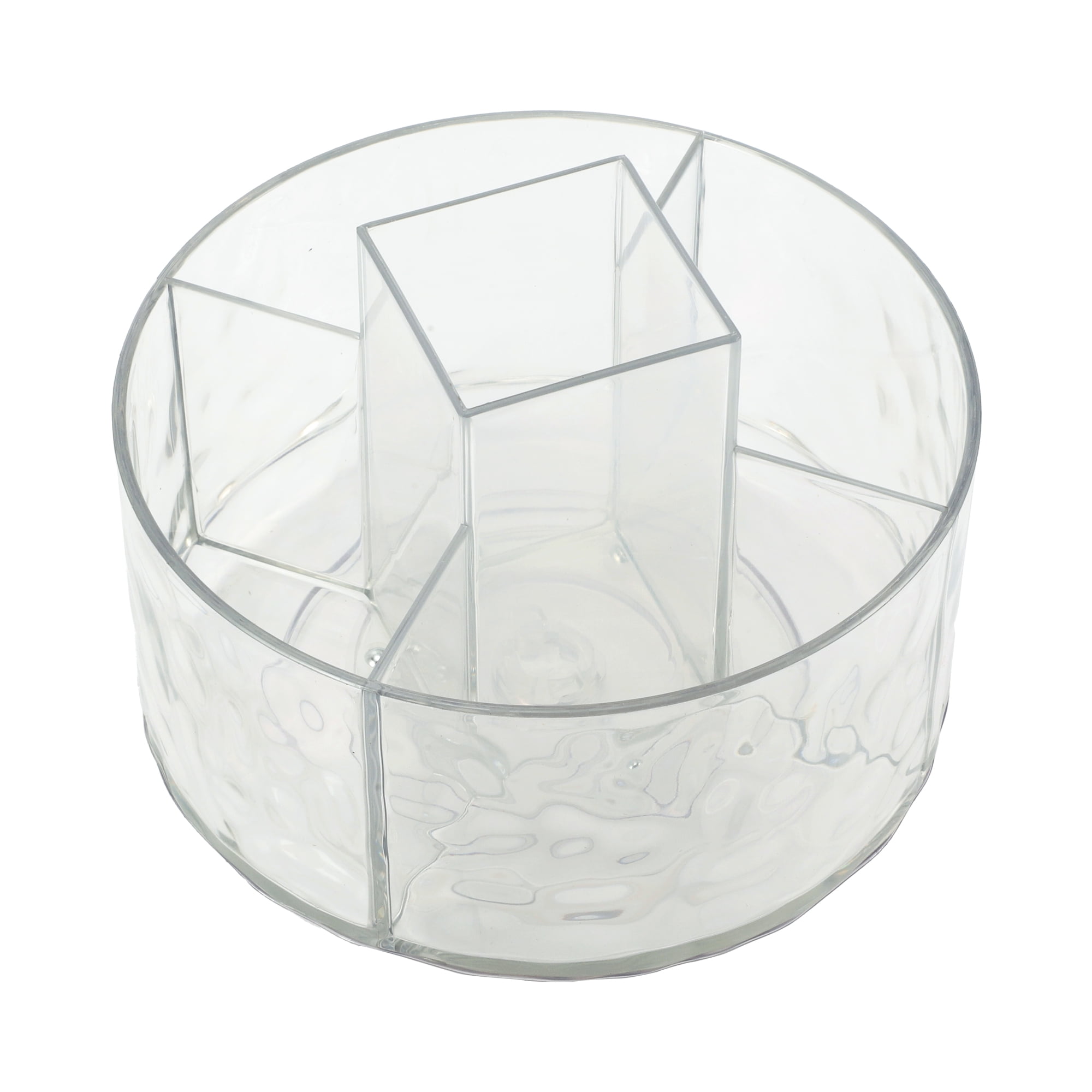 Unique Bargains Rotating Makeup Organizer 360 Degree Rotatable Cosmetic ...