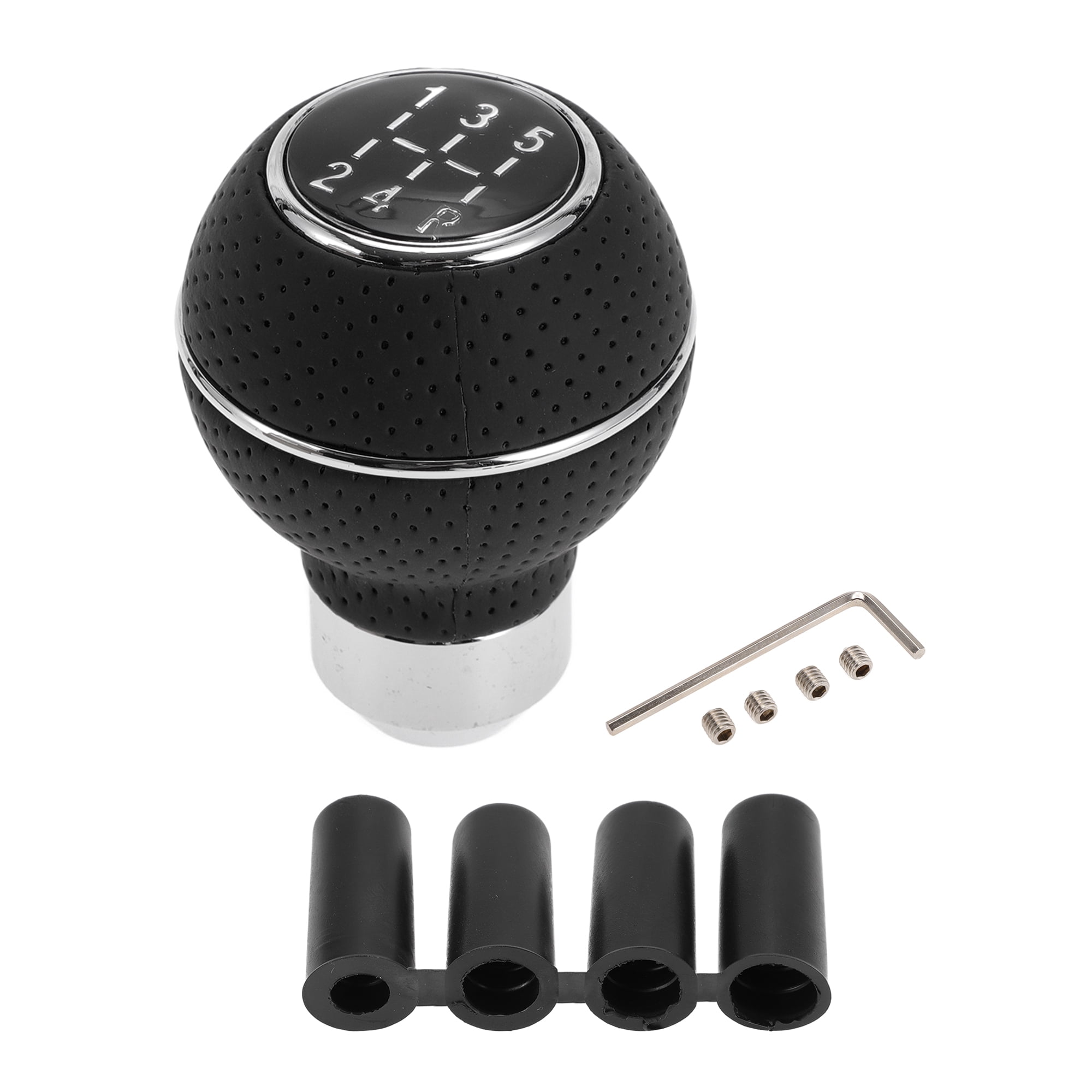 Unique Bargains Round Ball Shift Knob Gear Shifter Knob Aluminum Alloy ...