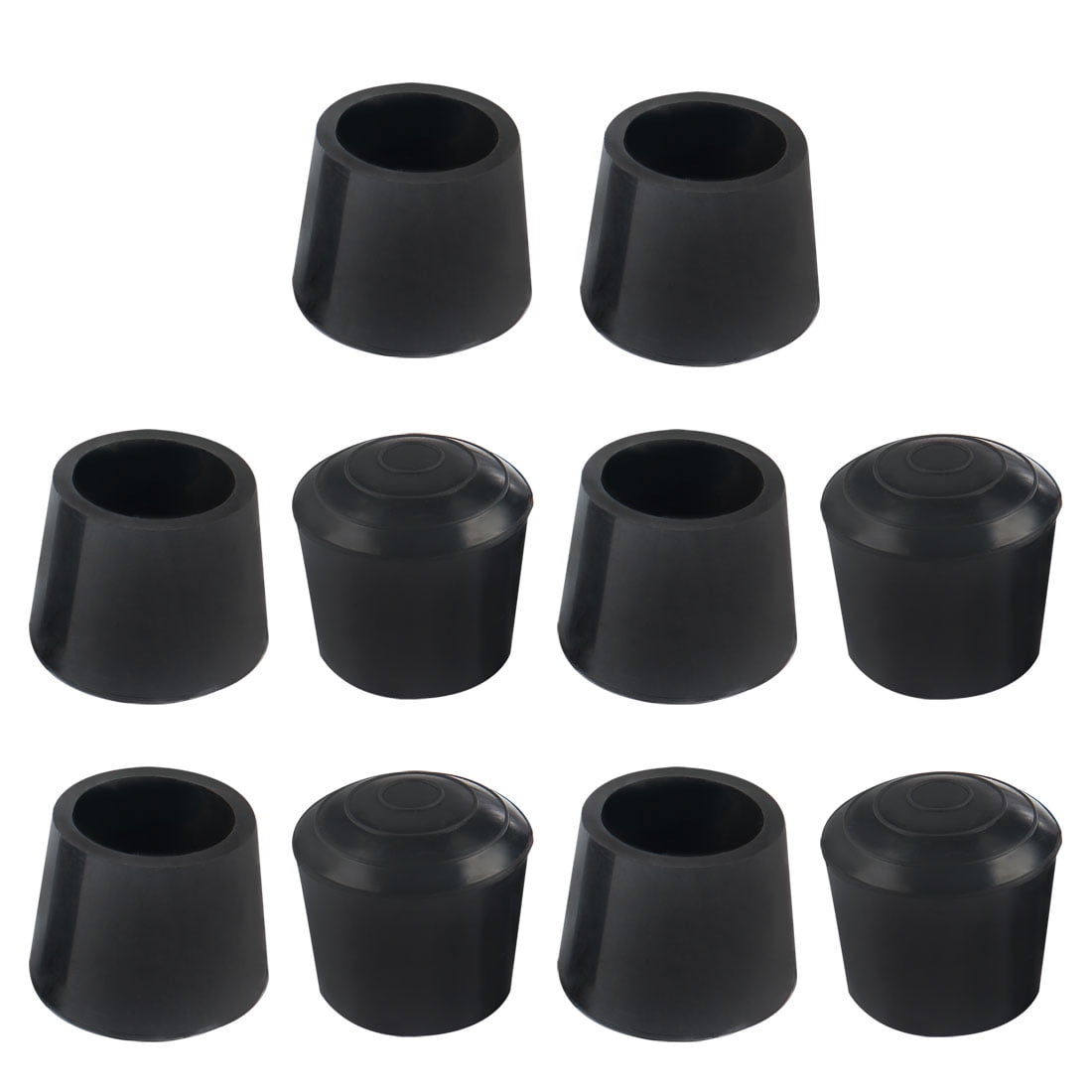 Unique Bargains Round Rubber Leg Cap End Tips Cups Furniture Table Feet ...